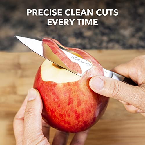HONJO-MULLER Paring Knife 3.5 Inch - Ultra Sharp Kitchen Knife made ...