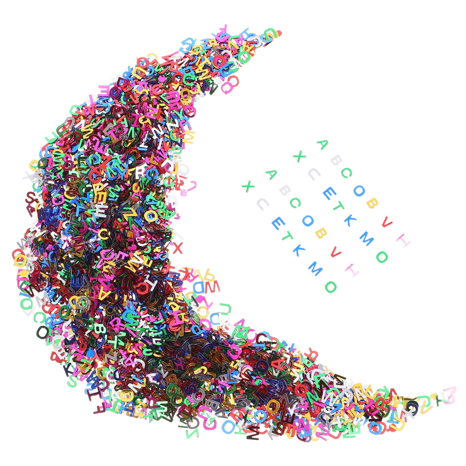 HONMEET 1 Pack PVC Square Alphabet Stickers for Kids and Artists 26 ...