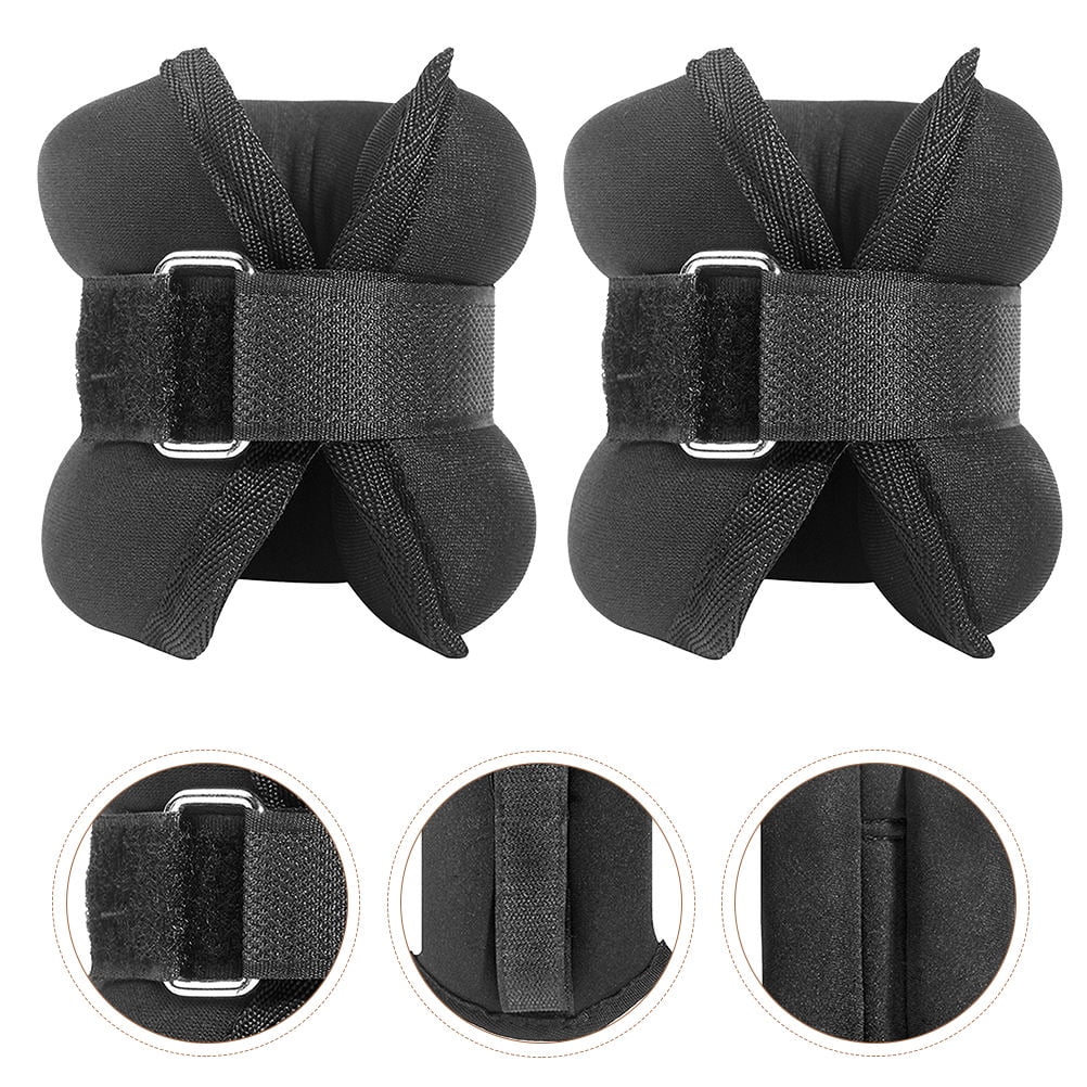 HONMEET 1 Pair Ankle Weights 2 Pounds for Fitness, Core Strength ...