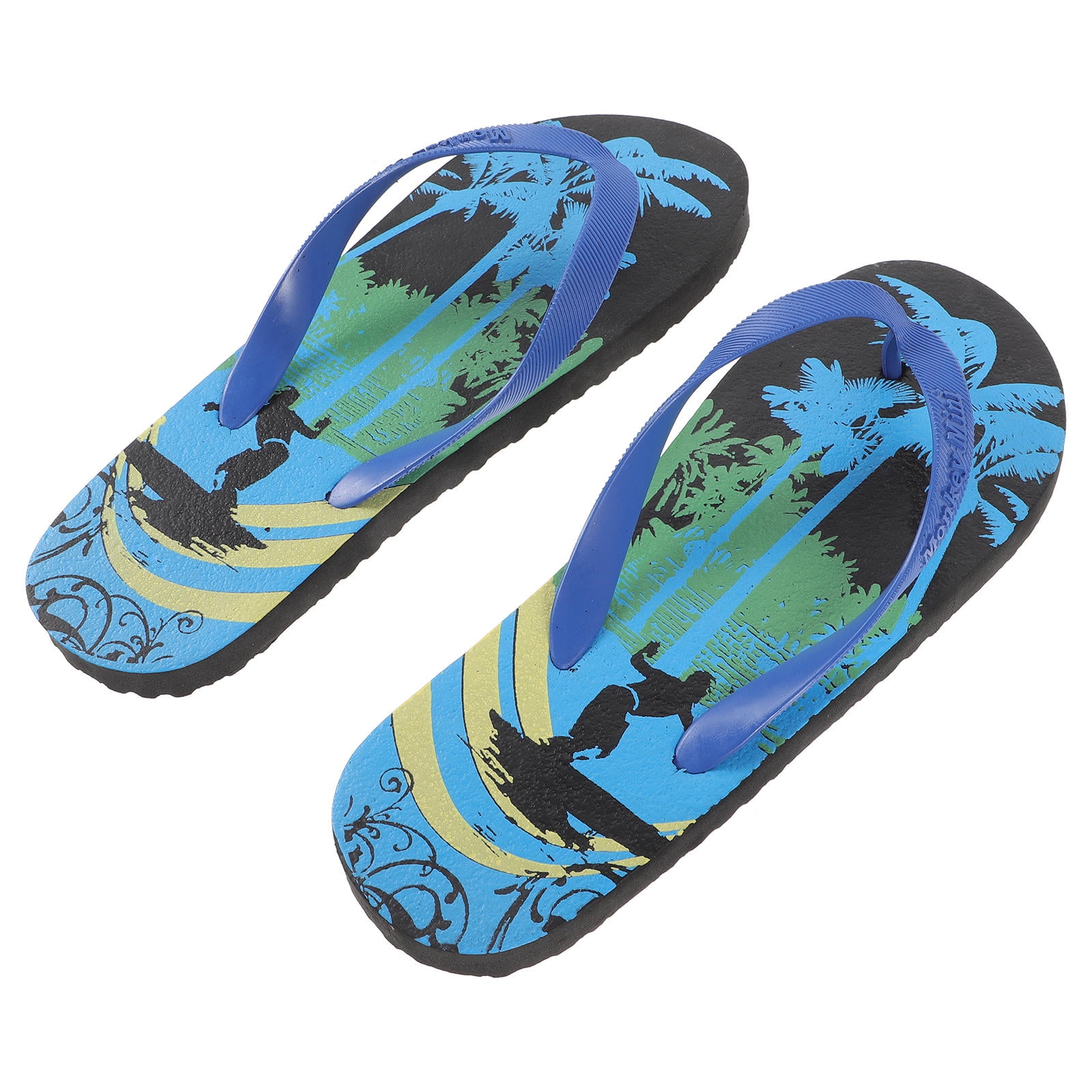HONMEET 1 Pair Cool Slipper for Beach Breathable Anti-skid PVC Flat ...