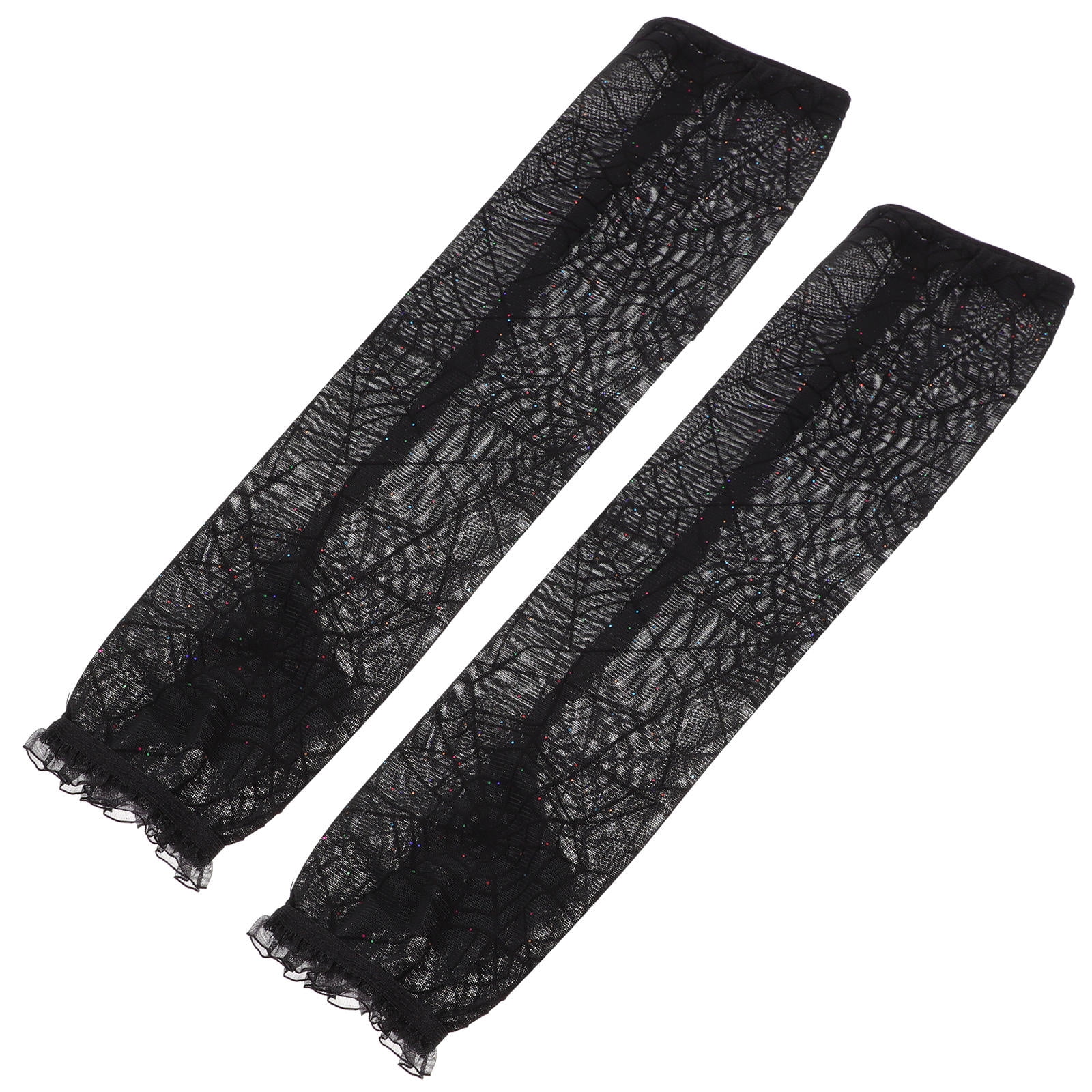 HONMEET 1 Pair Fingerless Mesh Gloves Cosplay Style Party Props For Men ...