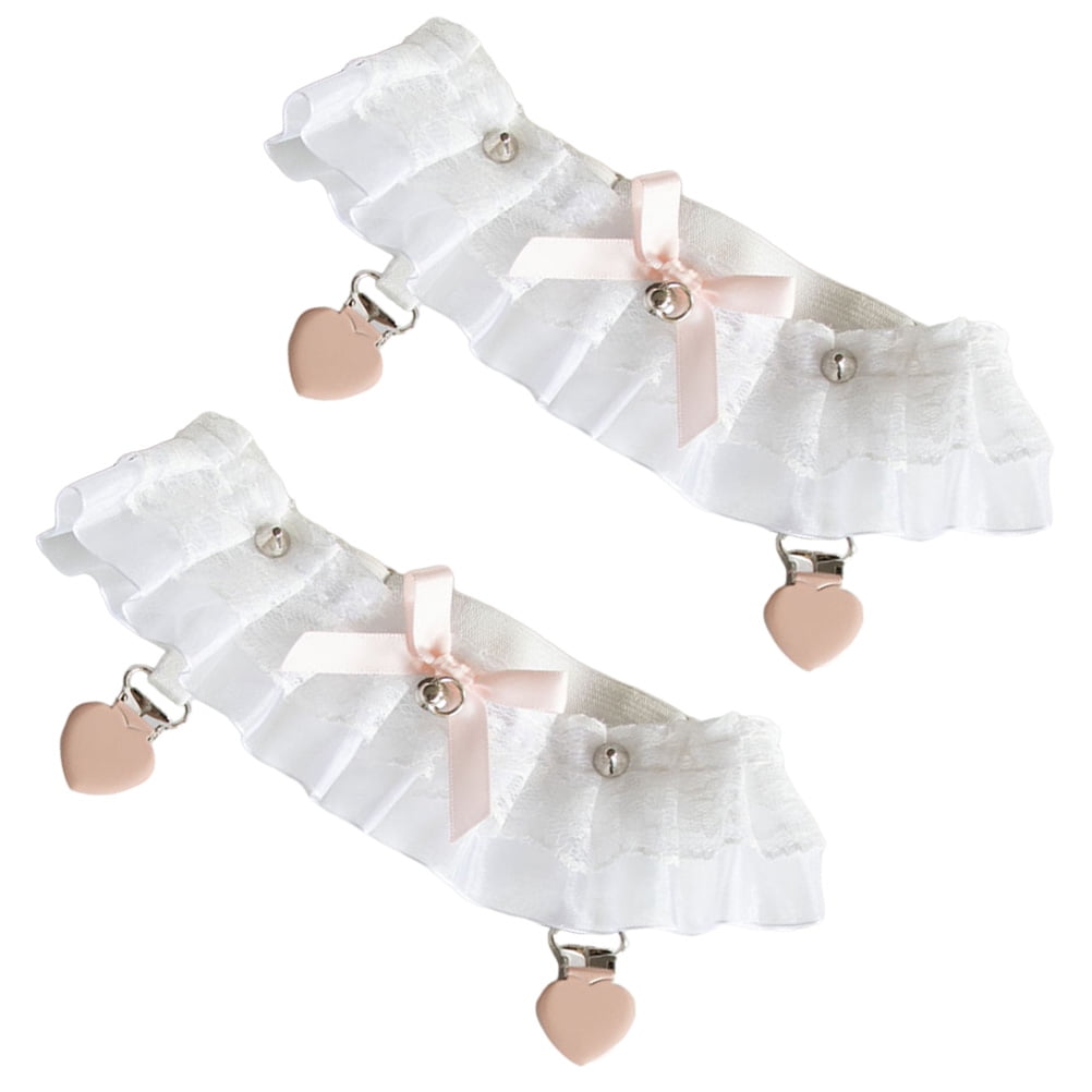 HONMEET Women's Garters Garters 1 Pair White Metal - Walmart.com