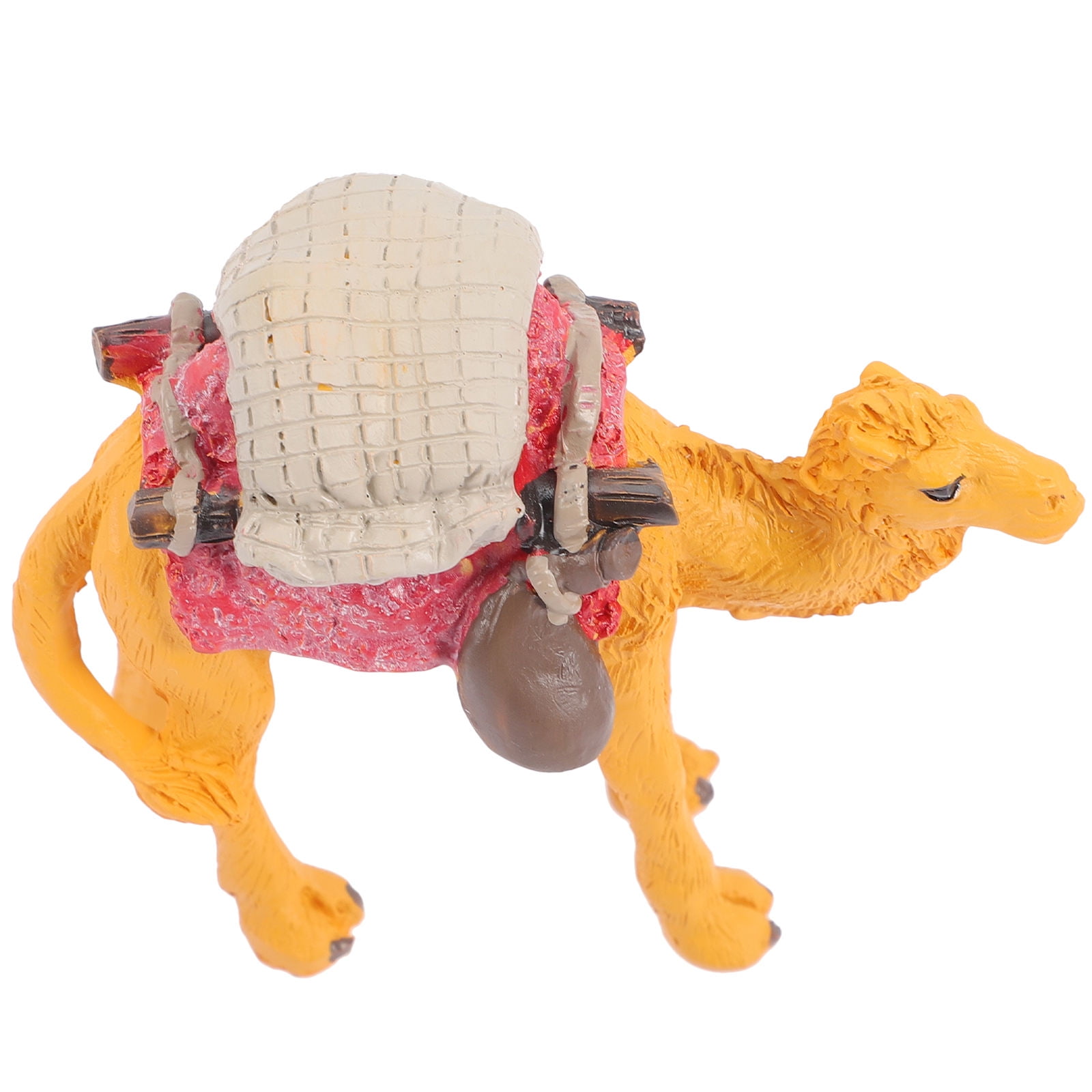 HONMEET Orange Resin Camel Statue for Home Garden Bookshelf Decoration ...