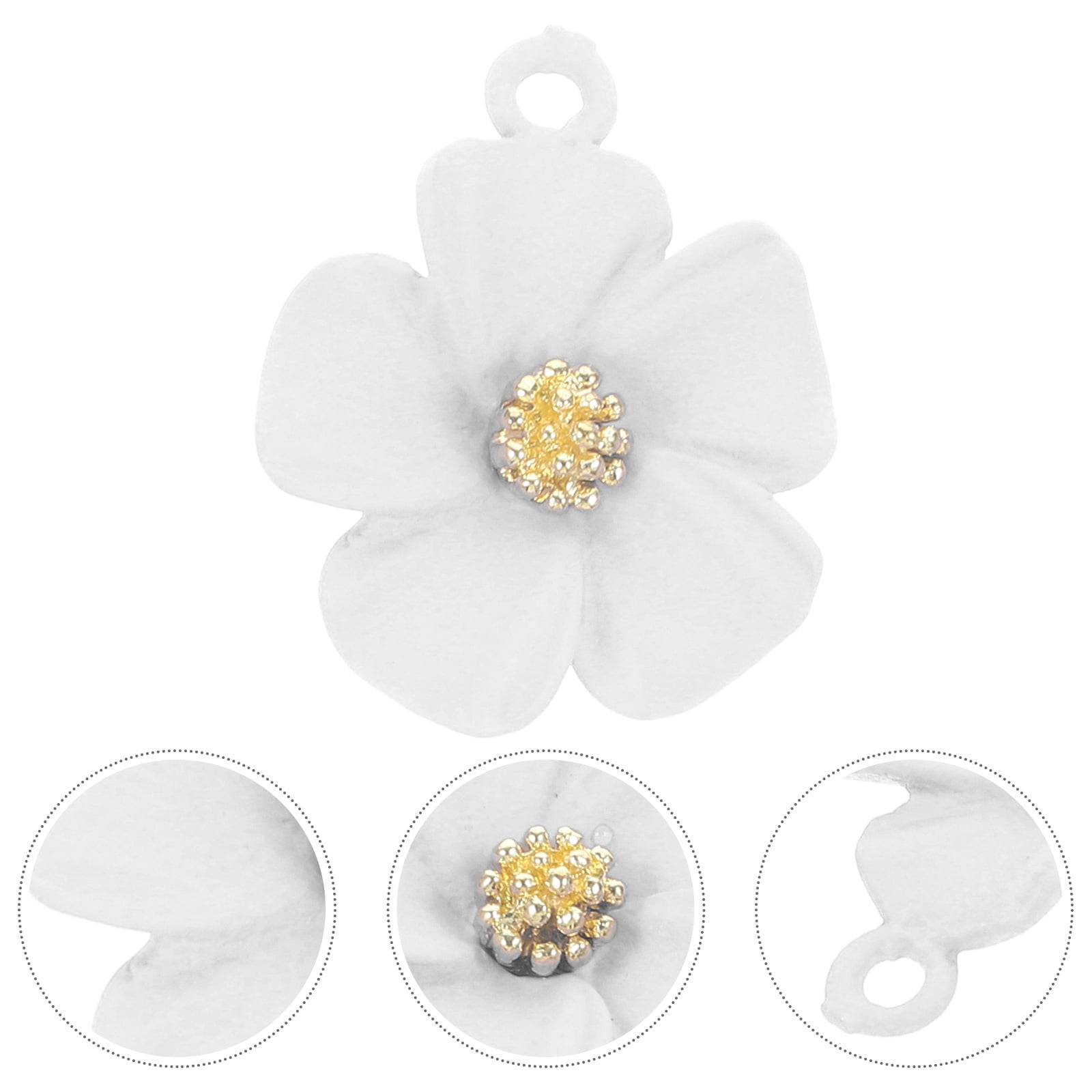 HONMEET 1 Set Acrylic Flower Key Chain Charms Bulk for Diy Projects and ...