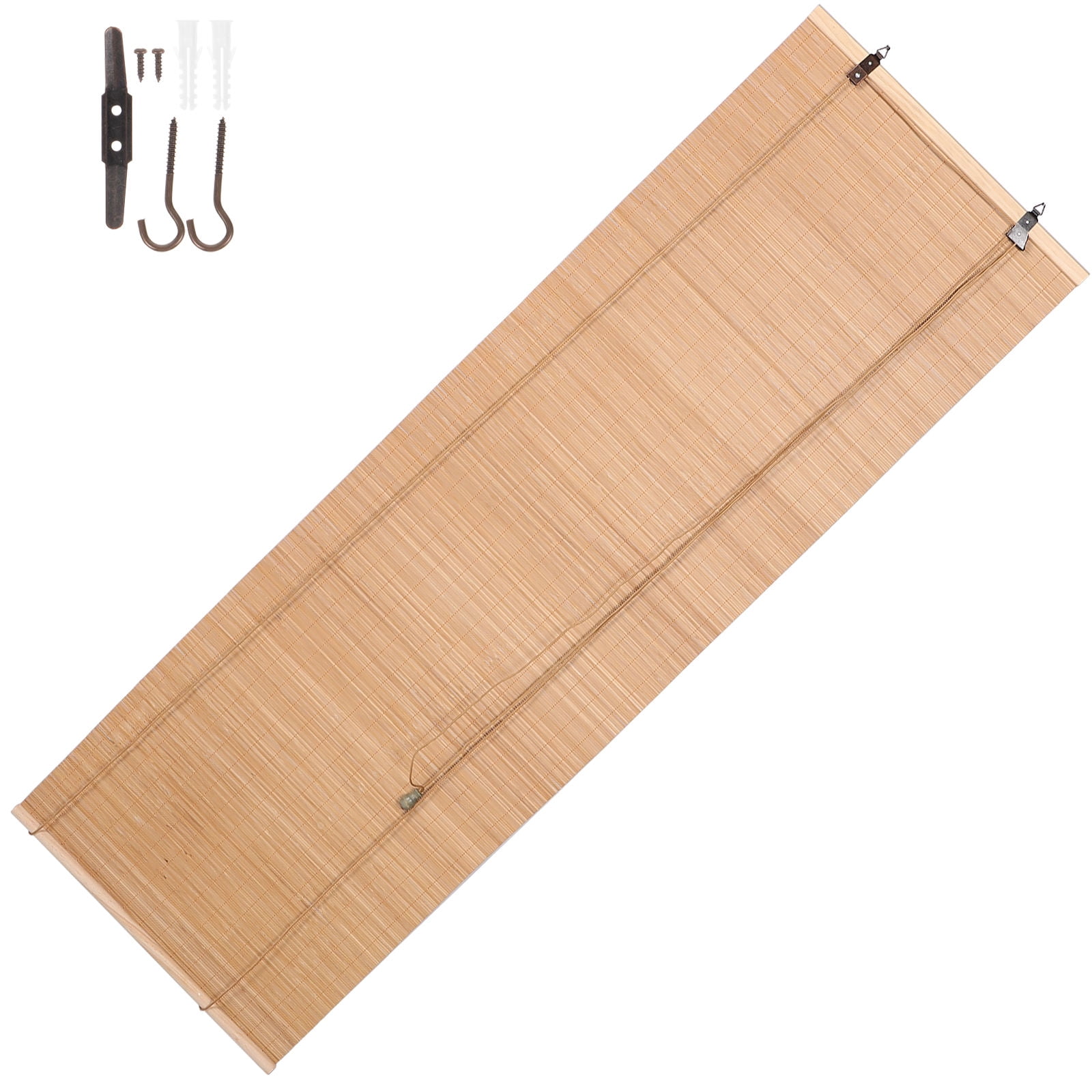 HONMEET 1 Set Bamboo Blinds for Home Decoration Beige Rectangular ...