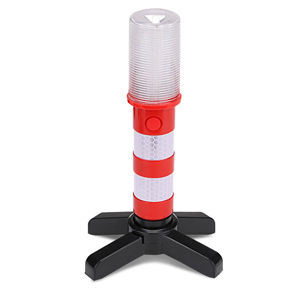 HONMEET 1 Set Beacon Safety Strobe Light White ABS Material for Traffic ...