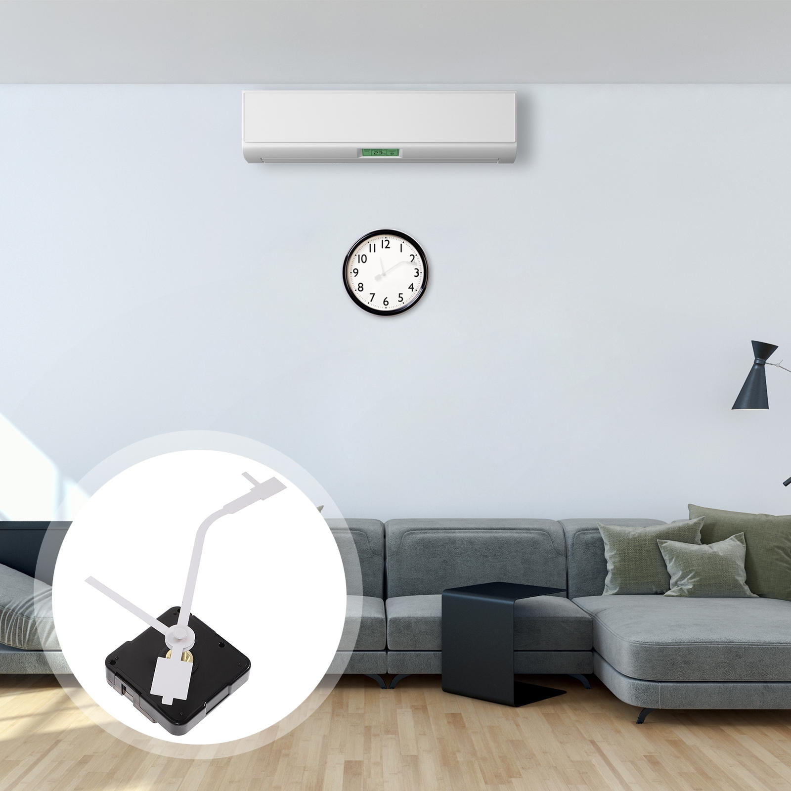 HONMEET 1 Set Clock Mechanism for Wall Clocks with Silent Operation and ...