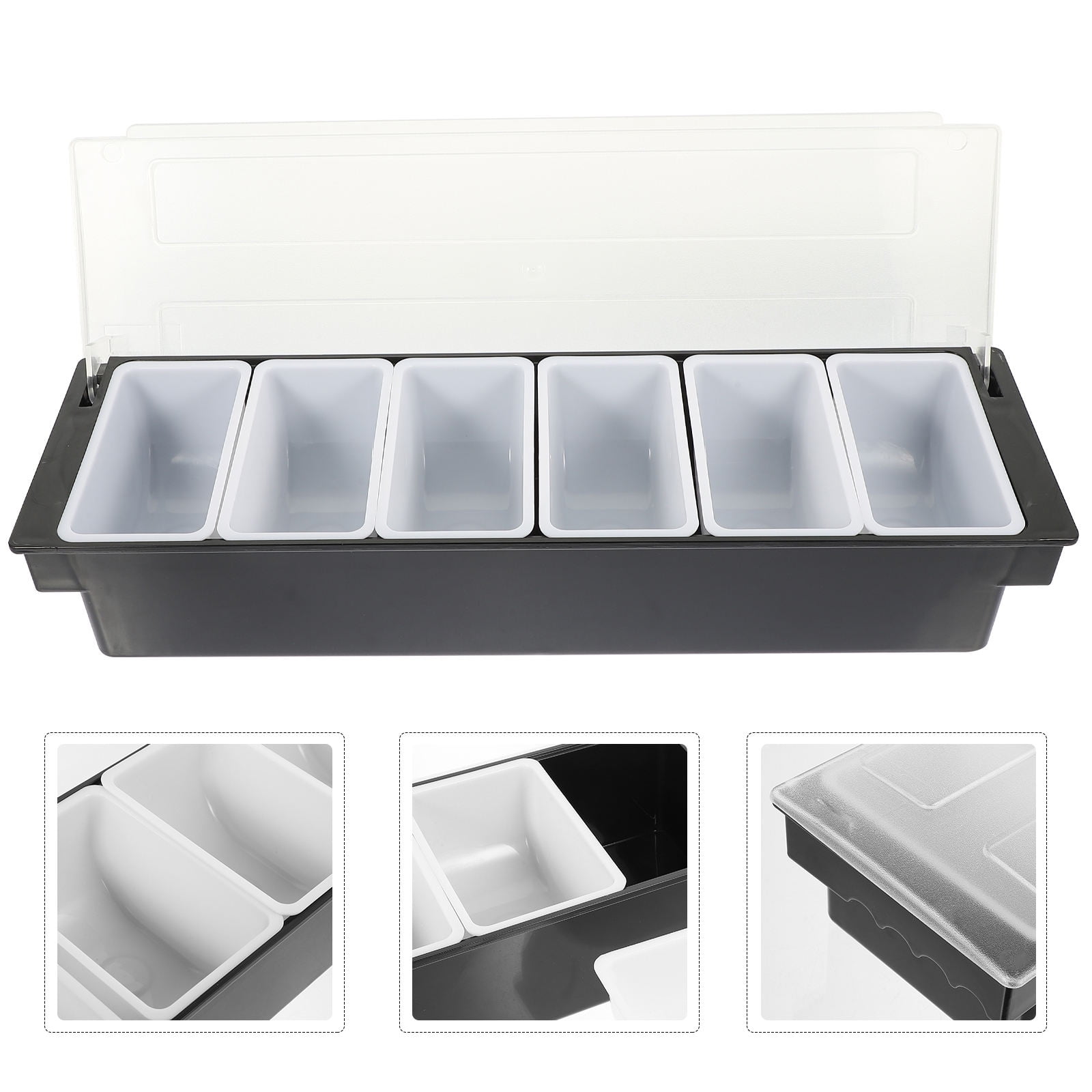 HONMEET Divided Snack Container Box Dried Fruit Box 1 Set - Walmart.com