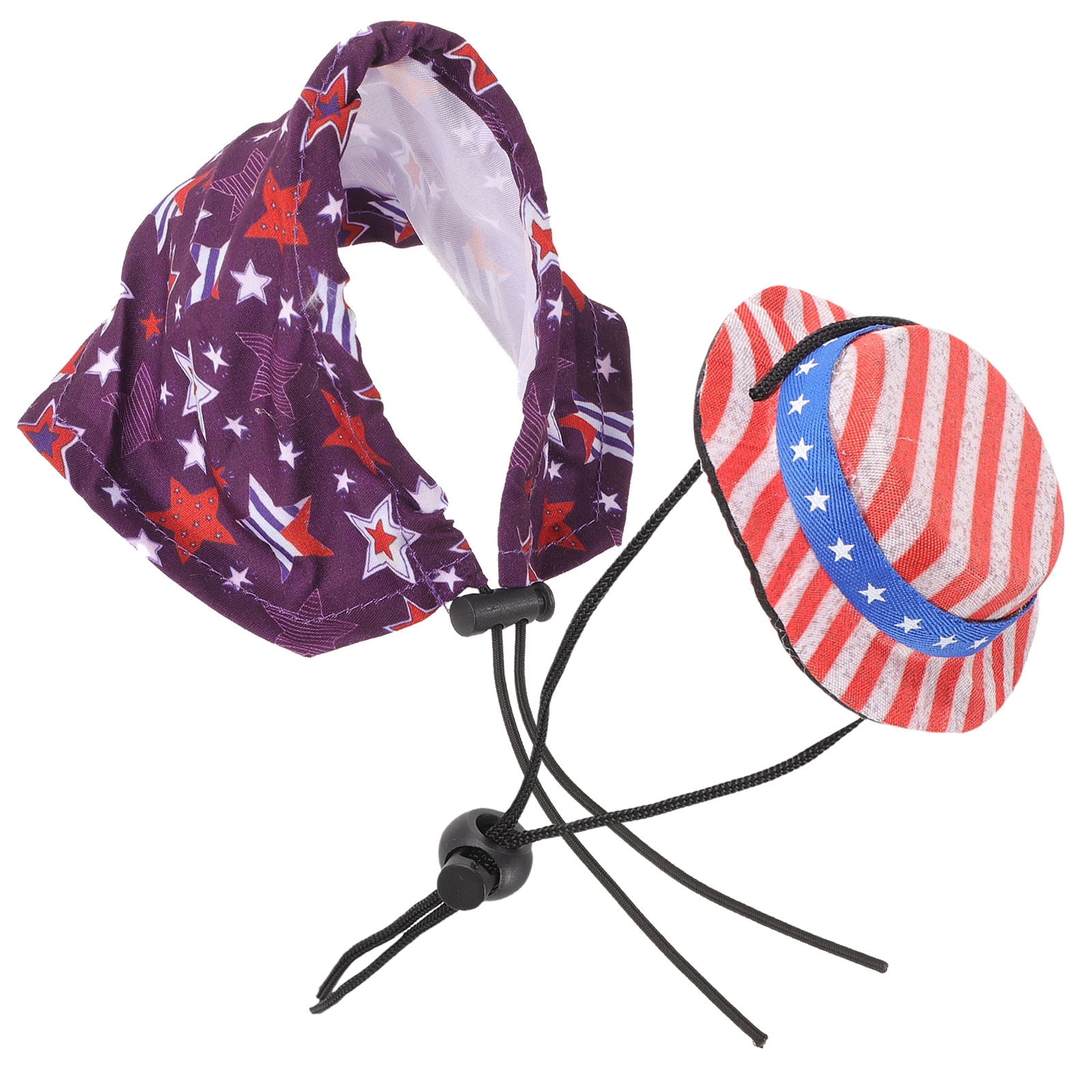 HONMEET 1 Set Independence Day Pet Hat and Cloak Costume for Pets in ...