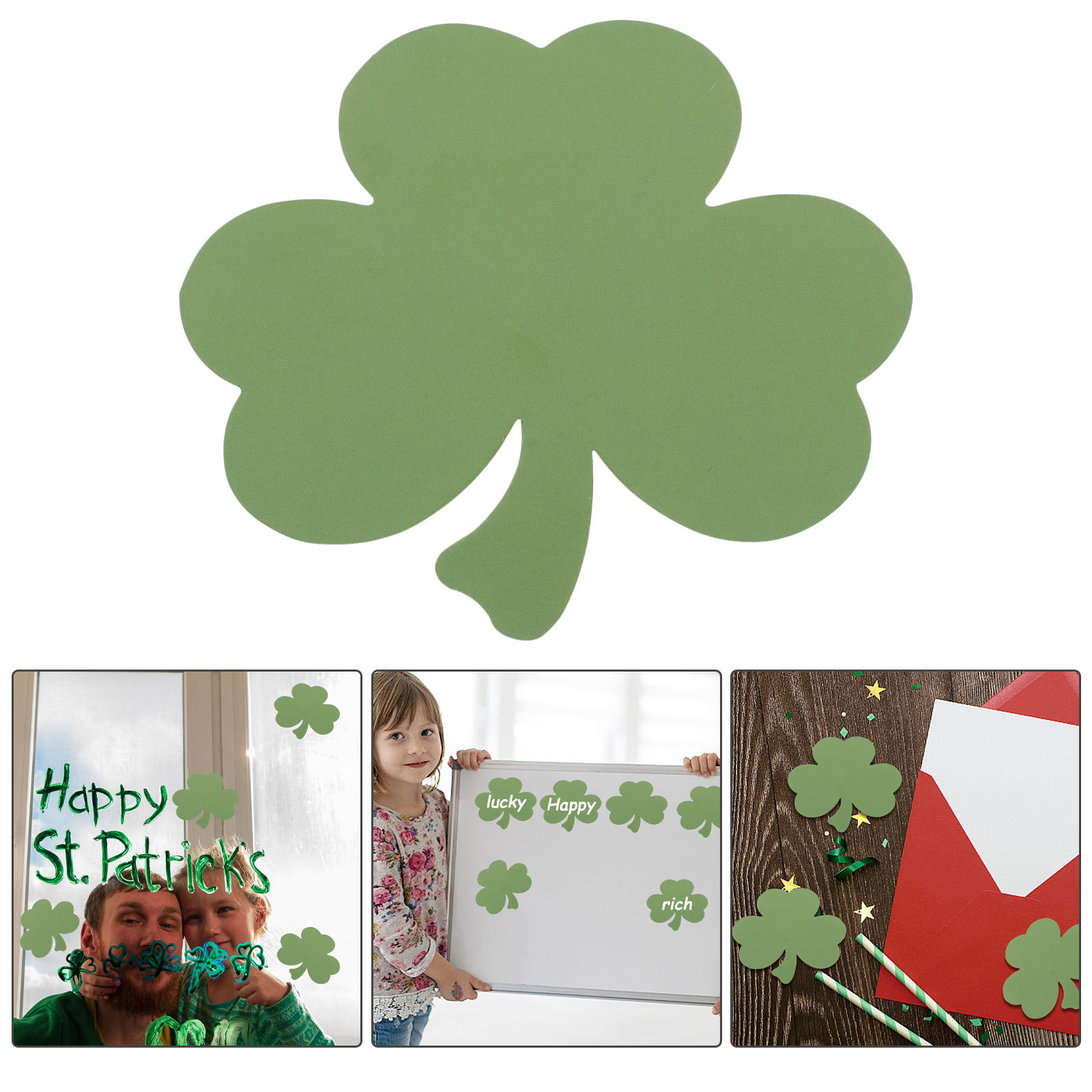 HONMEET Green Leaf Shaped Paper Cutouts for Classroom Decorations and ...