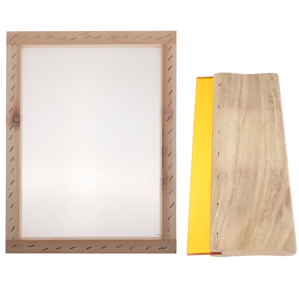 HONMEET Screen Printing Squeegee Wooden Handle Wear-Resistant Board ...
