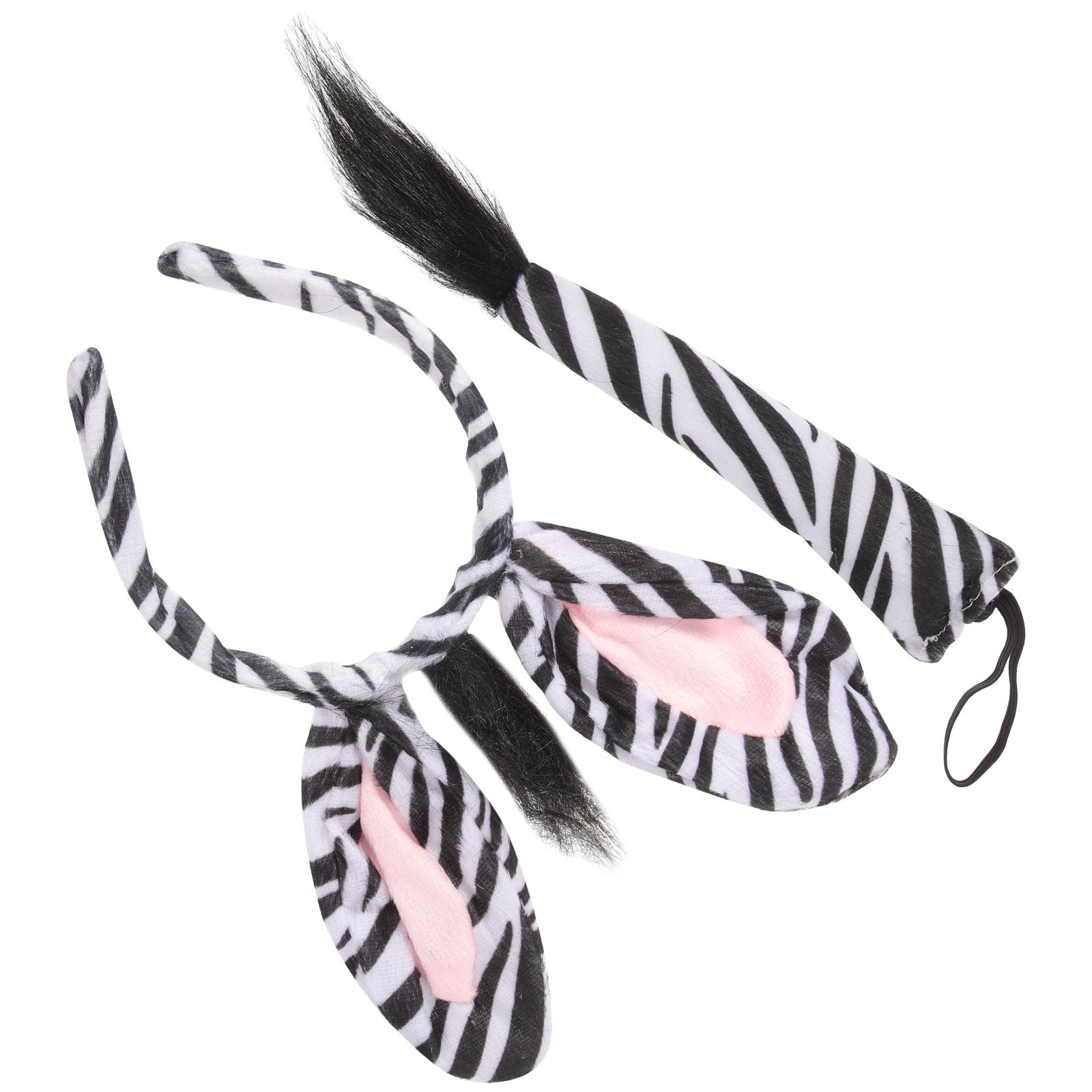 HONMEET 1 Set Zebra Costume Accessories Assorted Color Headband Tail ...