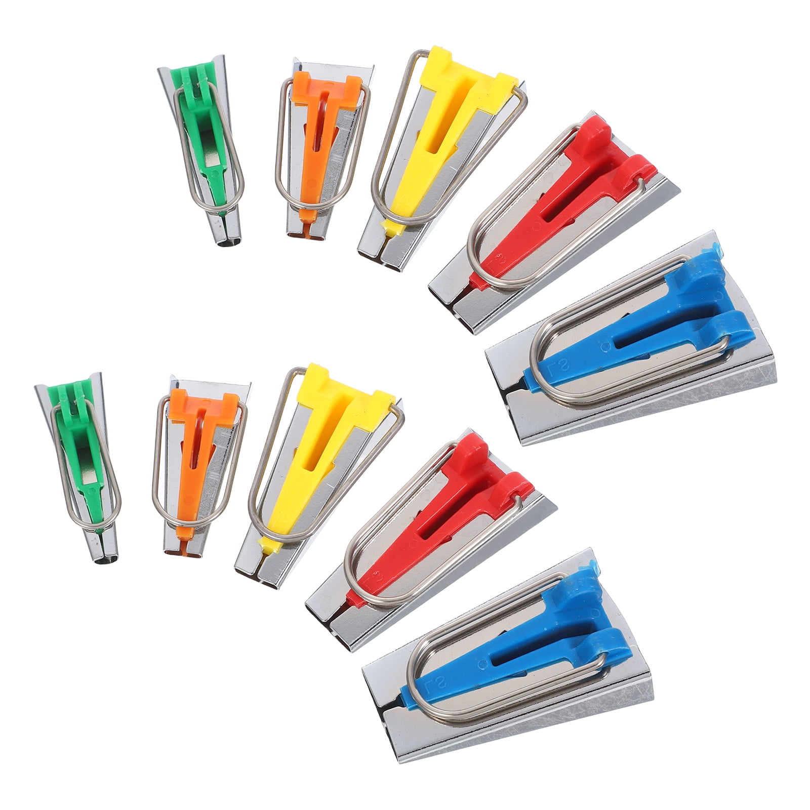 HONMEET 10-Pcs Bias Tape Maker Edge Binding Tool for DIY Enthusiasts ...