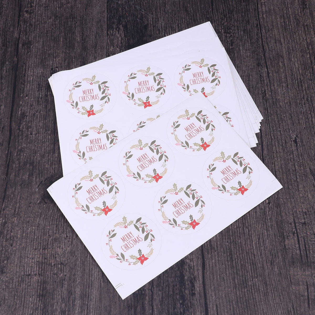 HONMEET Christmas Round Stickers for Gift Packaging and Envelopes 10 ...