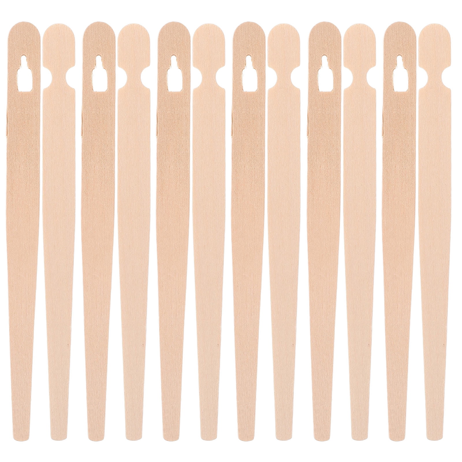 HONMEET 100 Sets Wooden Bread Tongs Pastry Food Tongs for Dining Table ...