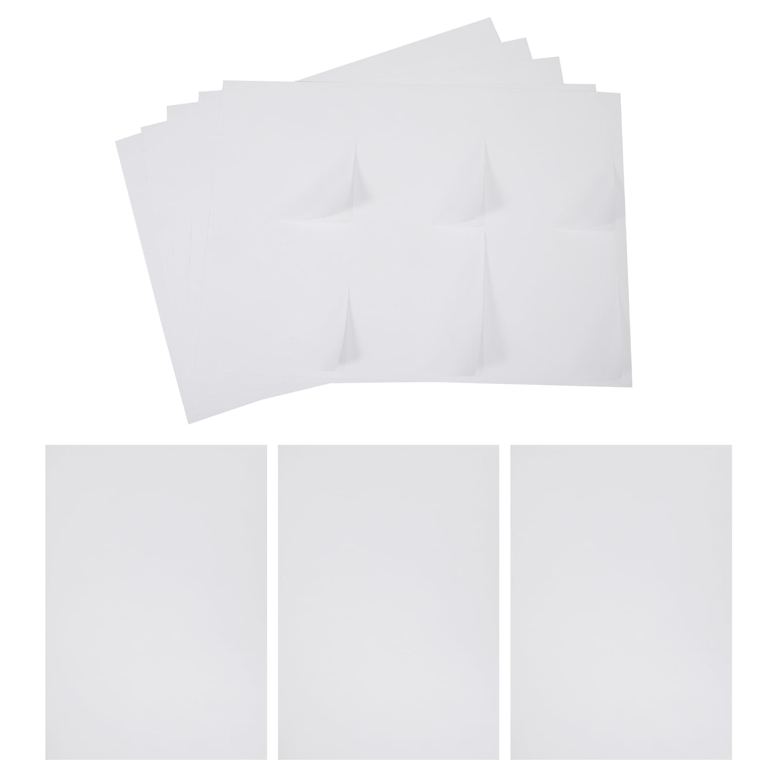 HONMEET A4 Matte Self-Adhesive Label Sticker Sheets for Inkjet Printers ...