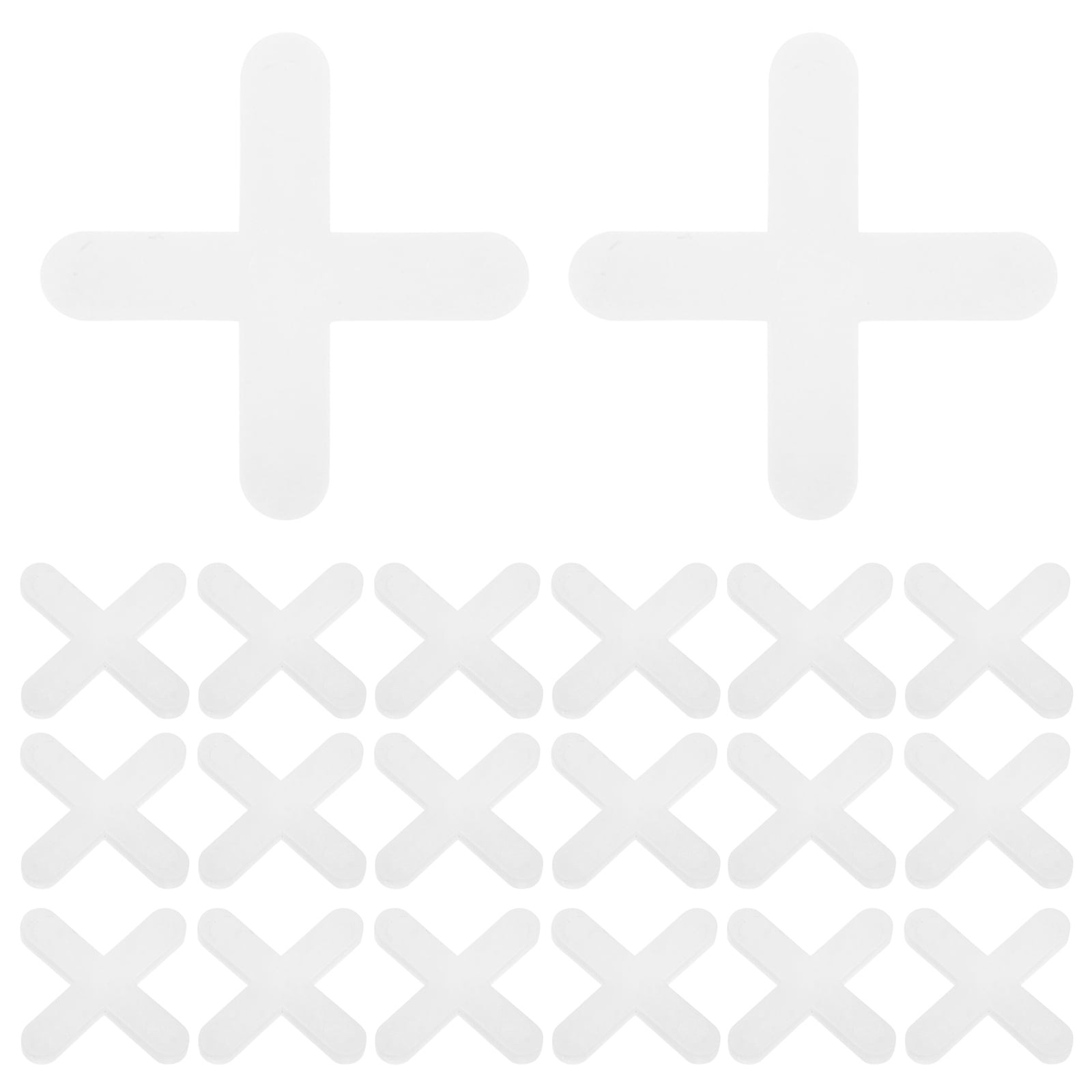 HONMEET 1000Pack Cross Shaped Plastic Tile Spacer Clips for Seamless ...