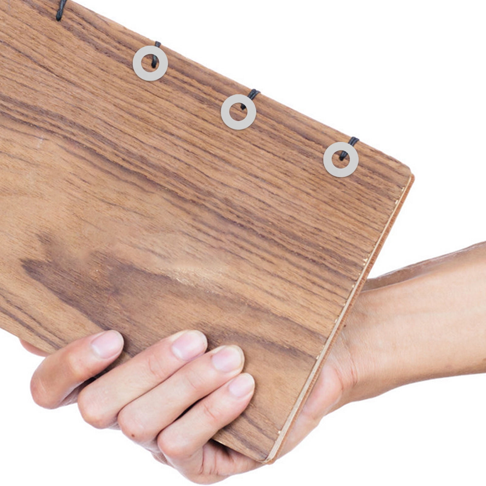 HONMEET 1000Pcs PVC Hole Punch Reinforcement Labels White for Crafts ...