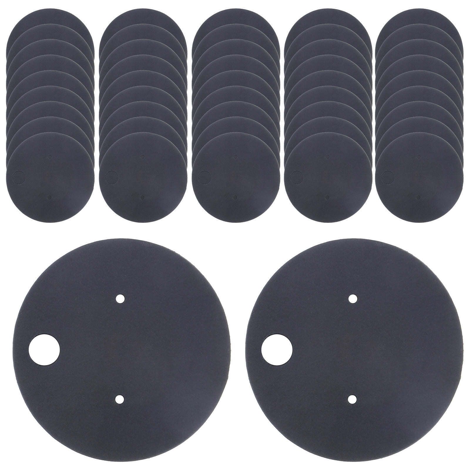 HONMEET Dangling Earring Cards Earring Cards Black Kraft Paper 100Pcs ...