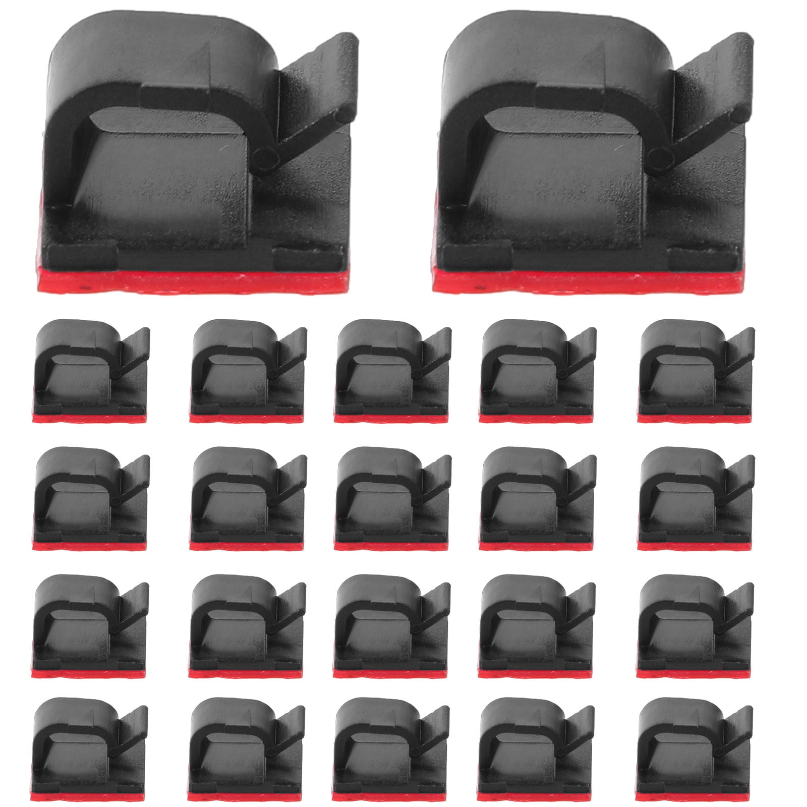 HONMEET 100Pcs Small Square Block Wire Holder Clips for Car Dash Cam ...