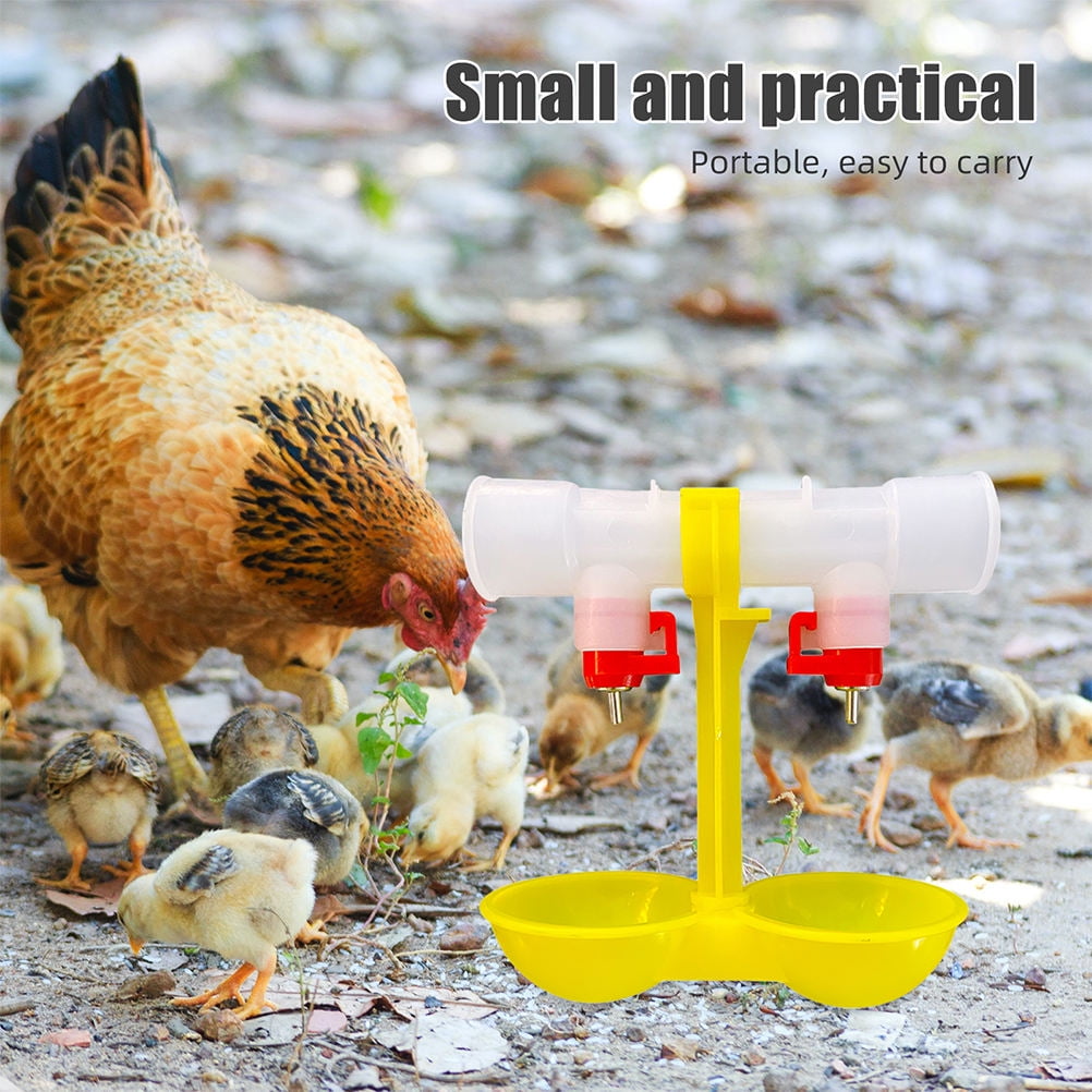 HONMEET 10Pcs Automatic Chicken Waterer with Drinking Nozzle for ...