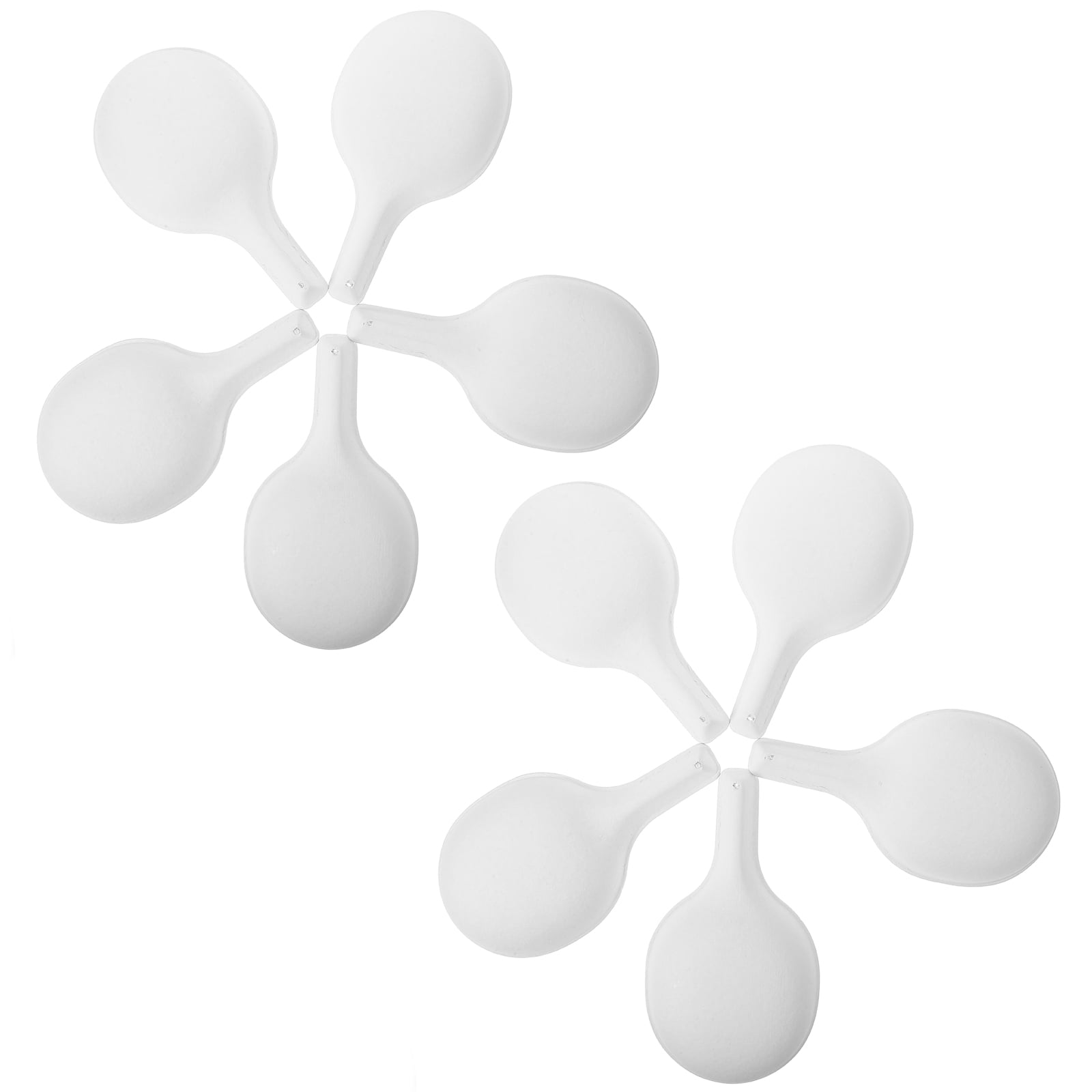 HONMEET 10pcs DIY Paper Spoon Small Gourd Shape for Childrens Art ...