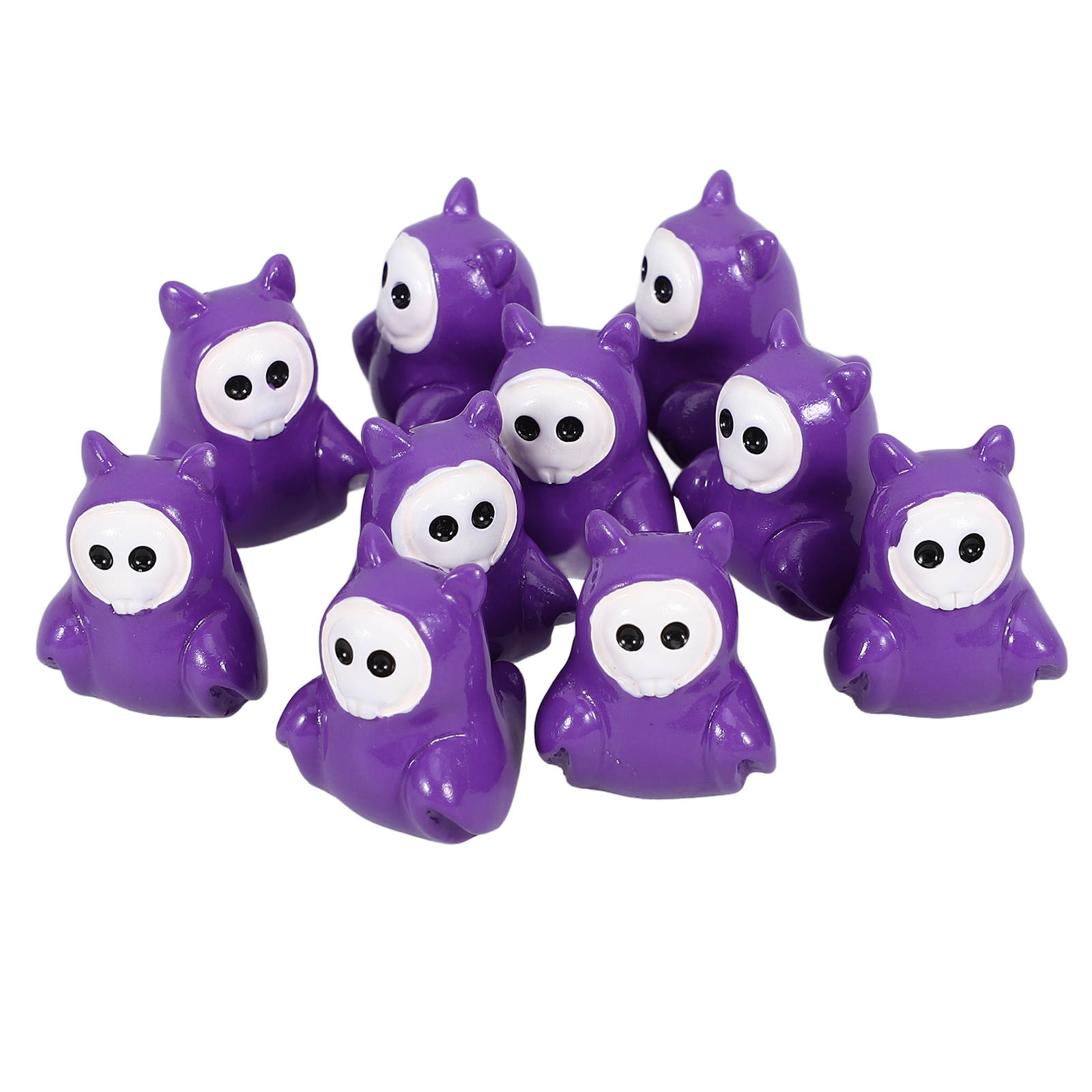 HONMEET 10Pcs Mini Ghost Figurines Resin Cartoon Design For Table ...