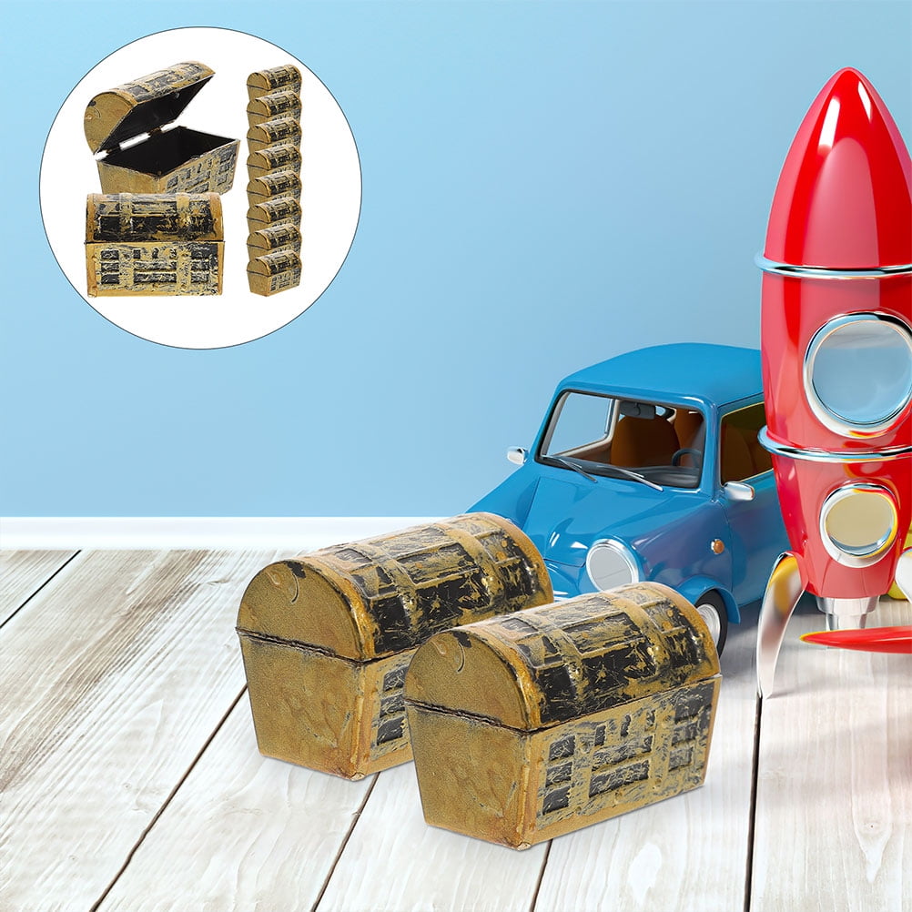 HONMEET 10Pcs Mini Treasure Chests for Party Centerpieces and Table ...