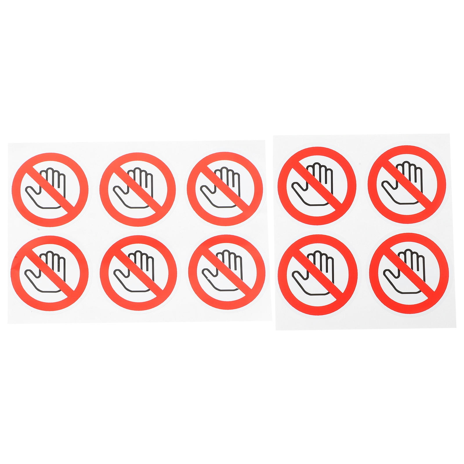 HONMEET Do Not Operate Sticker Warning Stickers Red Self Adhesive Vinyl ...