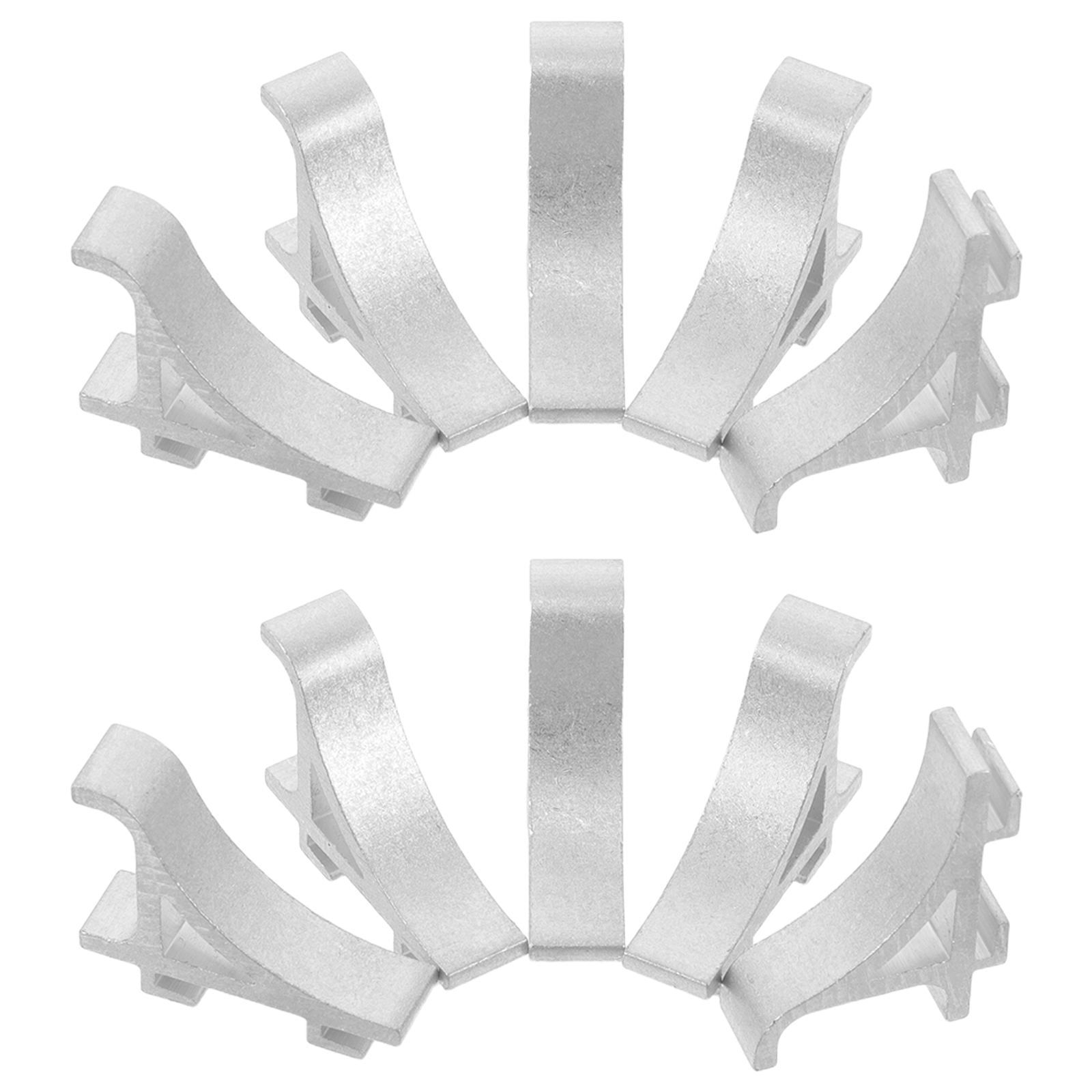 HONMEET 10Pcs Freezer Shelf Clips Stainless Steel Refrigerator Shelf ...