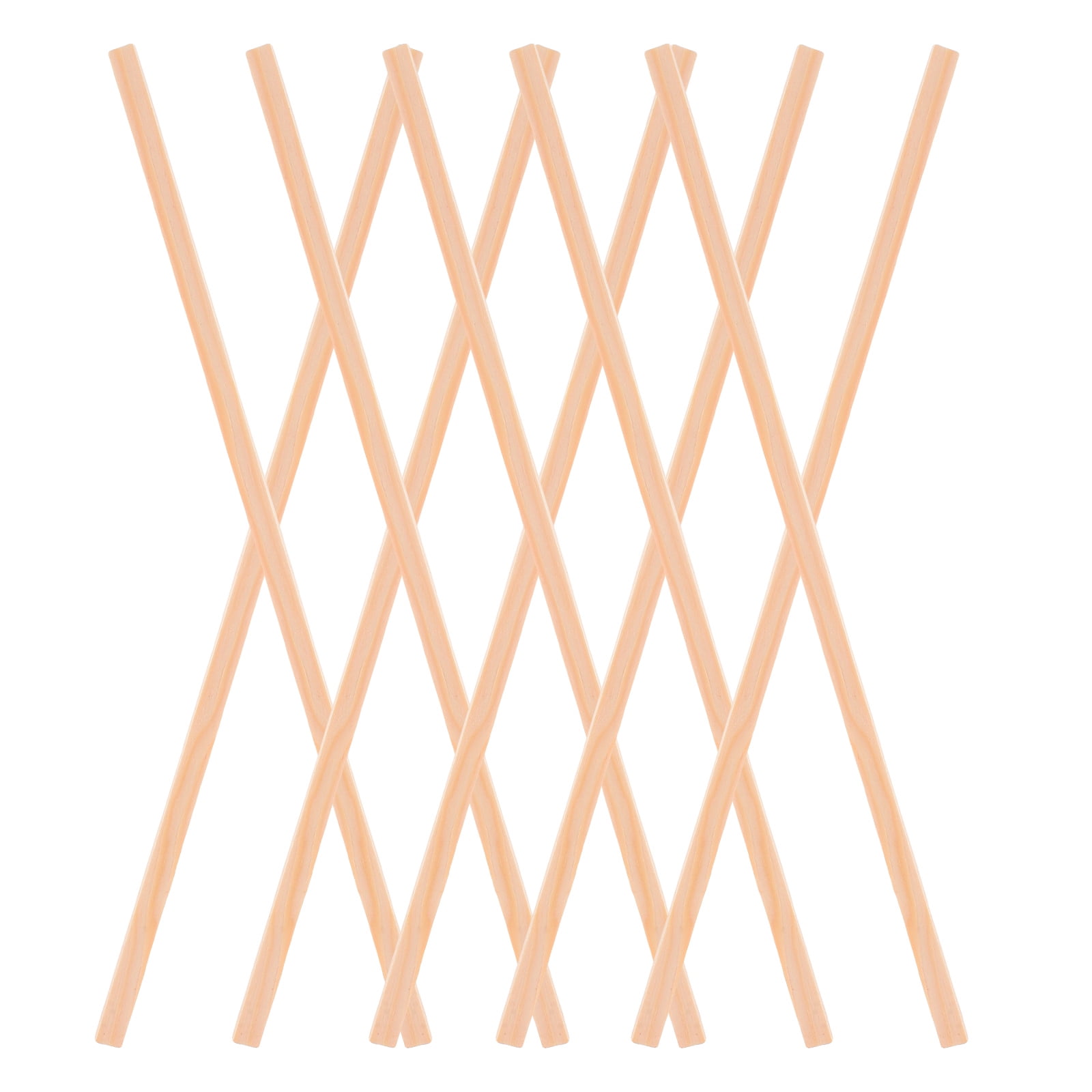 HONMEET 10Pcs Wooden Dowels for Craft Projects, Khaki Color, Ideal for ...