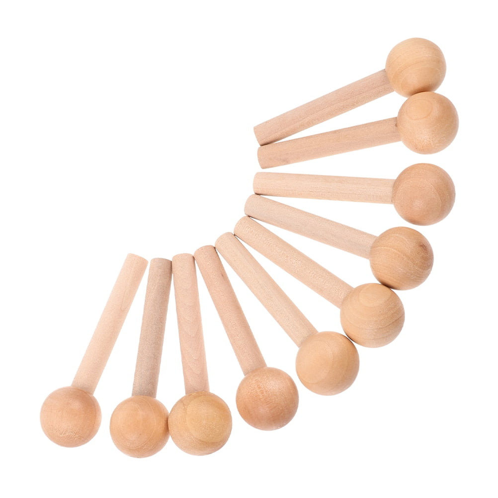 HONMEET Pegboard Wood Hooks Wood Pegs Light Yellow 10Pcs - Walmart.com