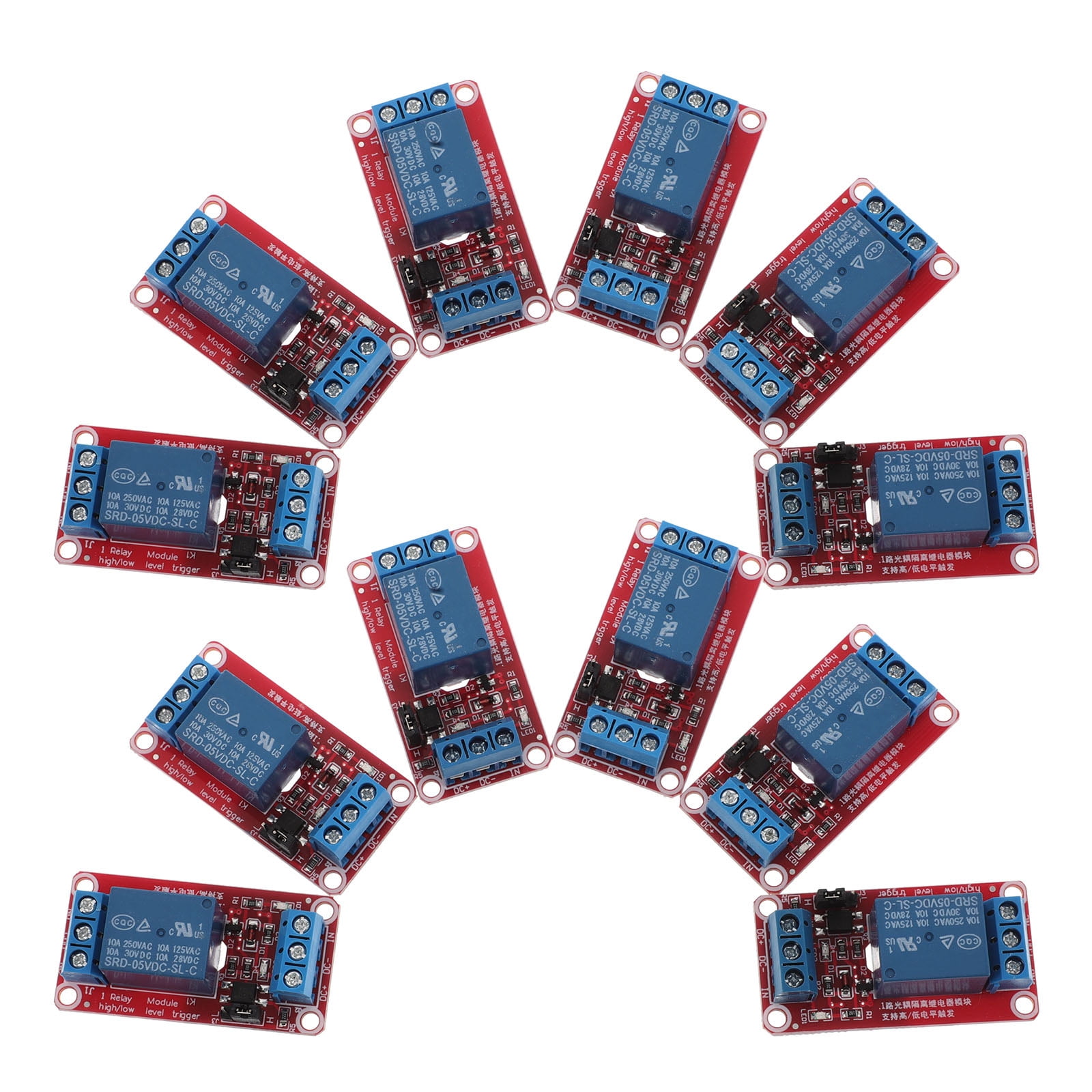 HONMEET 12pcs Level Triggering Relay Board for Control Systems - Walmart.com