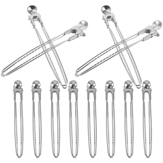 HONMEET 12Pcs Salon Hair Sectioning Clips Rectangular for Family ...