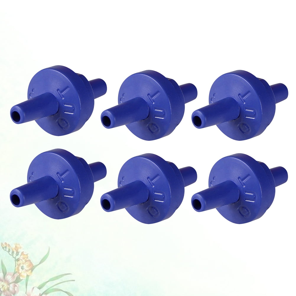 HONMEET Aquarium Check Valve 15Pcs Blue PVC One Way Check for Fish Tank ...