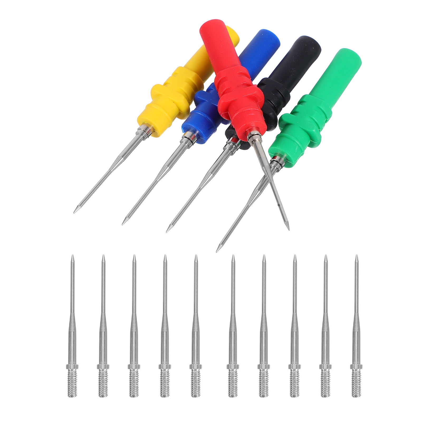HONMEET 15Pcs Multimeter Probes Extended Needle Plastic Brass For ...