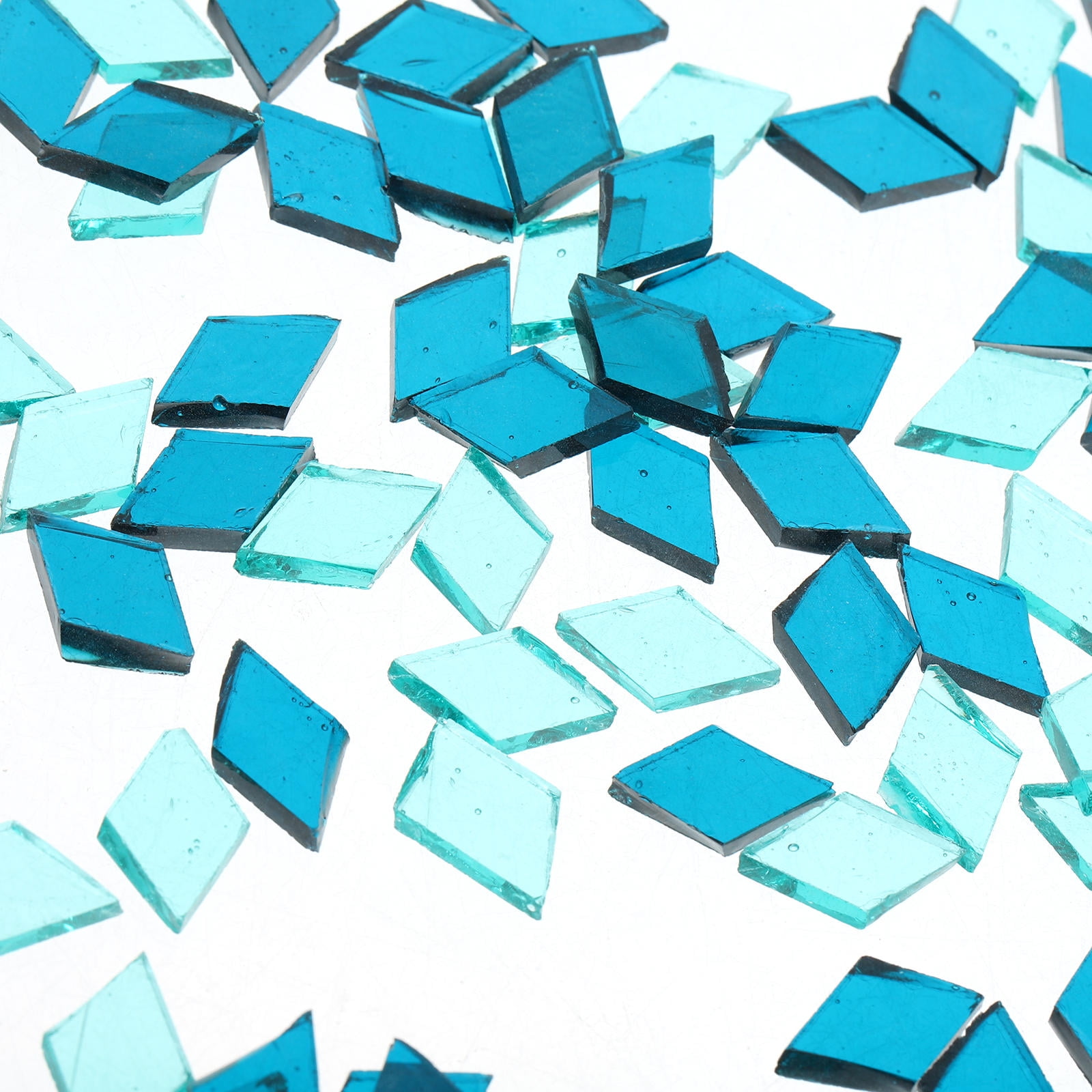 HONMEET 18pcs Blue Stained Glass Kits Beginner Friendly Craft ...