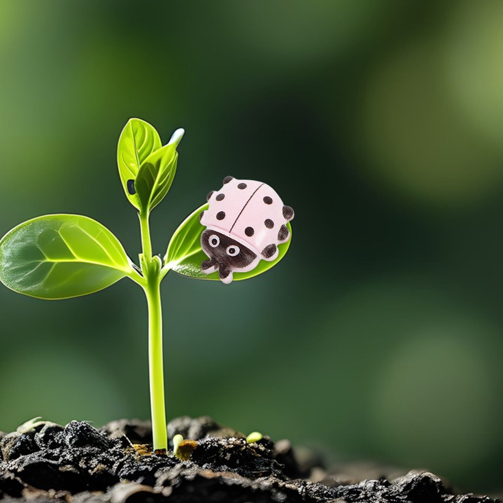 HONMEET 18Pcs Tiny Resin Ladybug Ornaments Glow in Dark for Home Decoration - Walmart.com