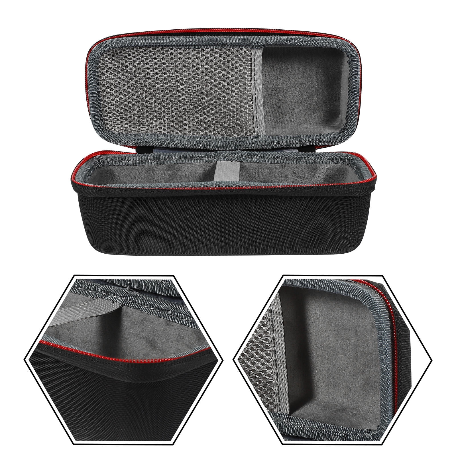 HONMEET 1Pack Black EVA Rectangular Storage Case for Speaker and Small ...