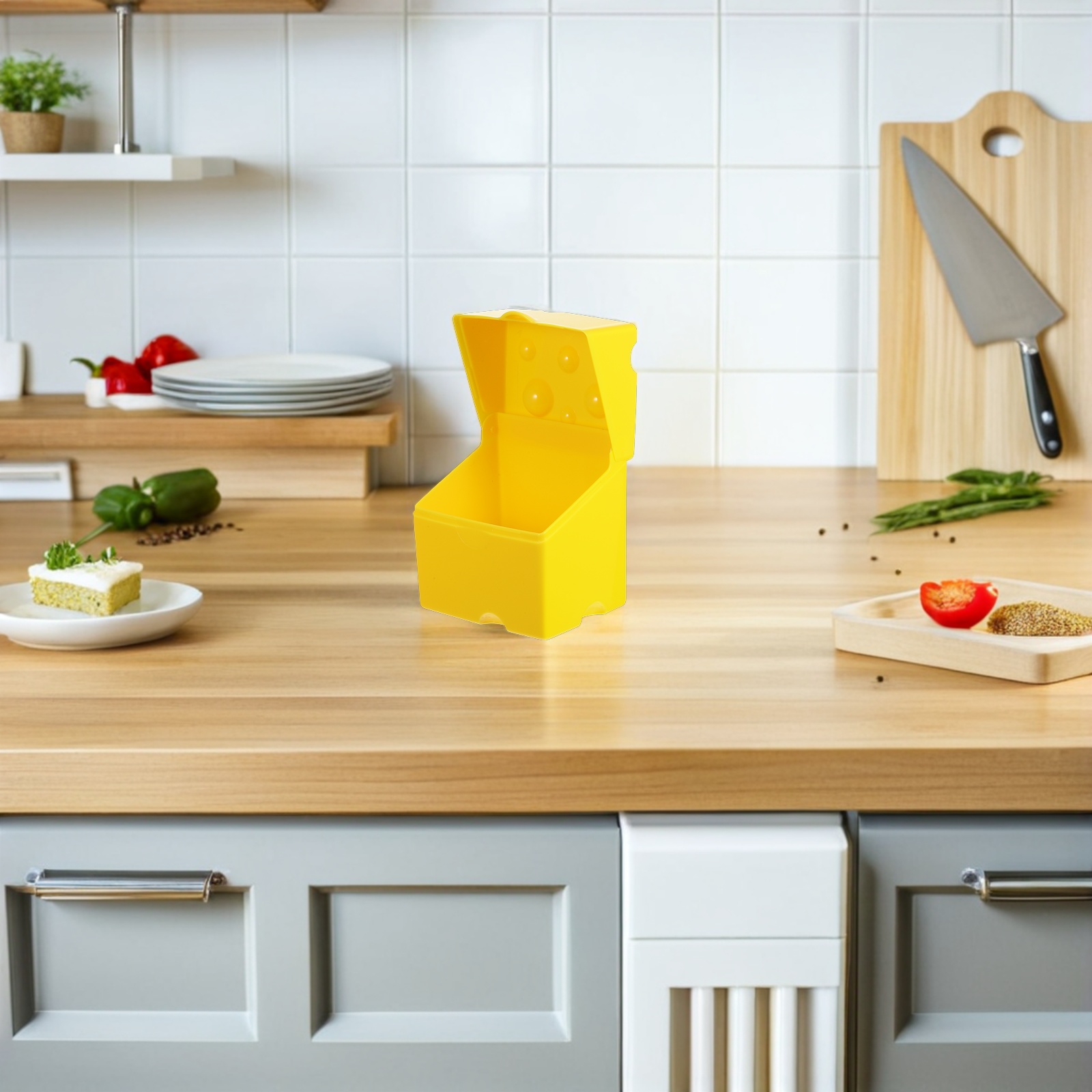 HONMEET 1-Pack Small Cheese Storage Boxes with ABS Material and ...