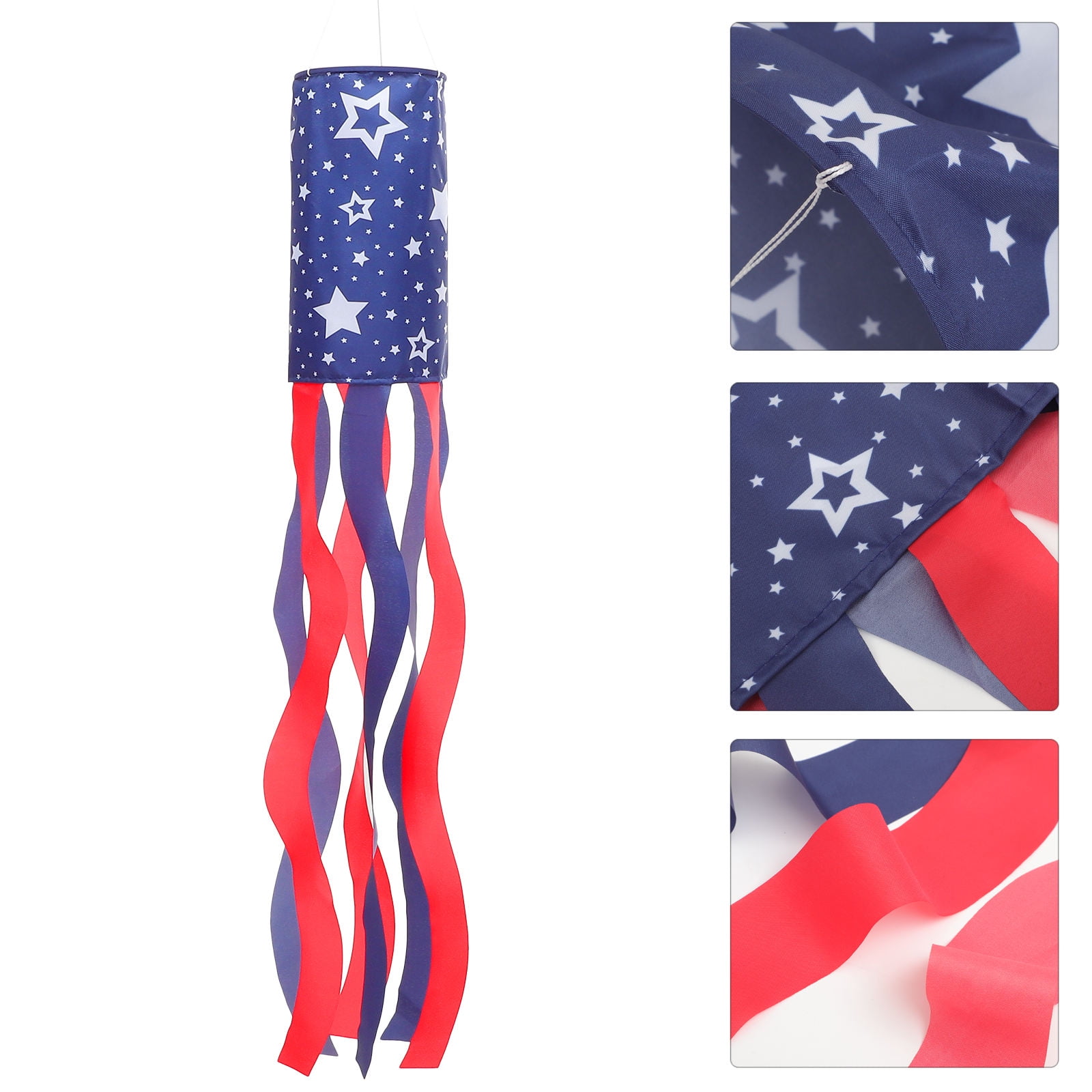 HONMEET Embroidered Windsock Outdoor Decorative USA Flag for Festivals ...