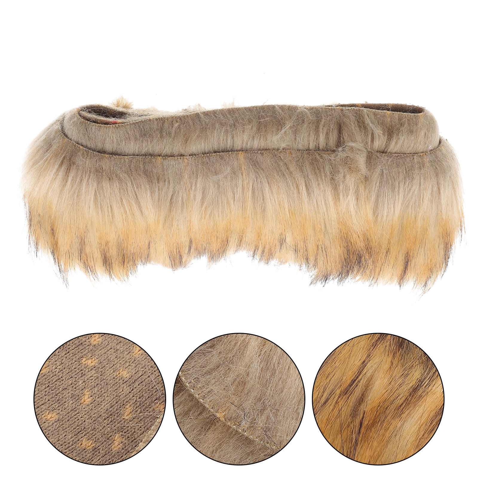 HONMEET 1Pack Faux Fur Strips for Gnome Beards Decoration - Walmart.com
