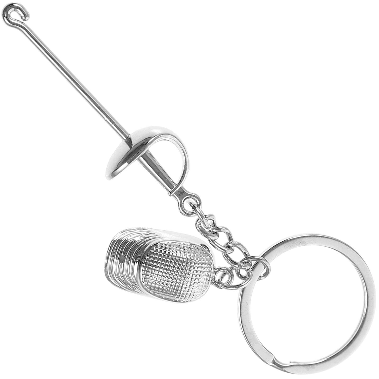 HONMEET 1 Pack Fencing Keychain Zinc Alloy Fencing Sport Accessory ...
