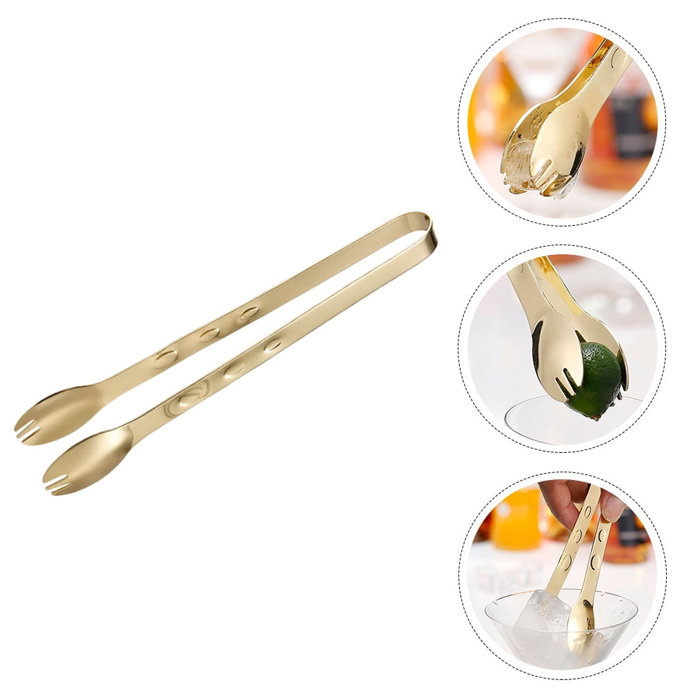 HONMEET 1Pack Fruit Tongs U Shaped Stainless Steel For Lemon Slice ...