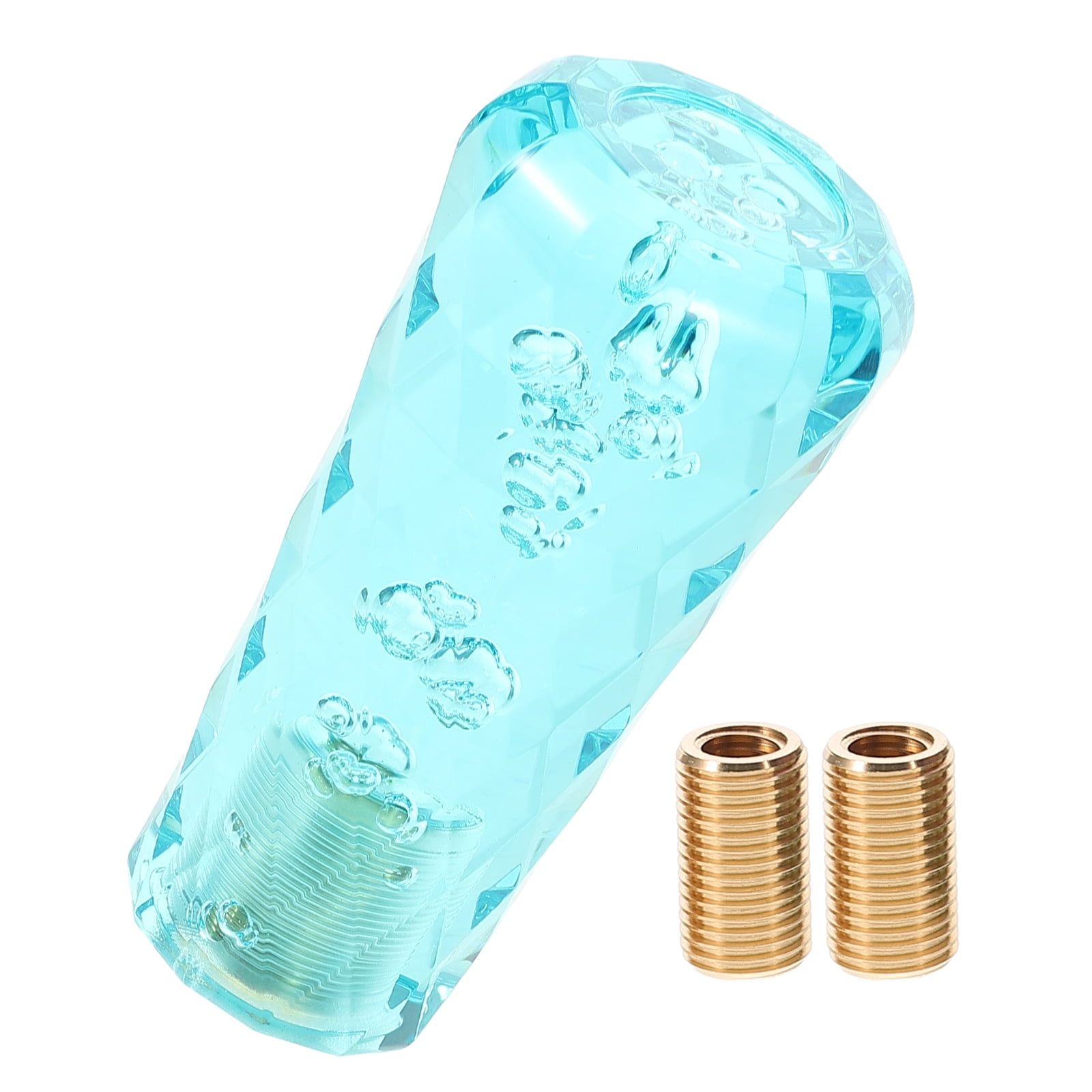 HONMEET Manual Shift Knob Shift Knob Stick Sky-Blue Crystal 1Pack for ...