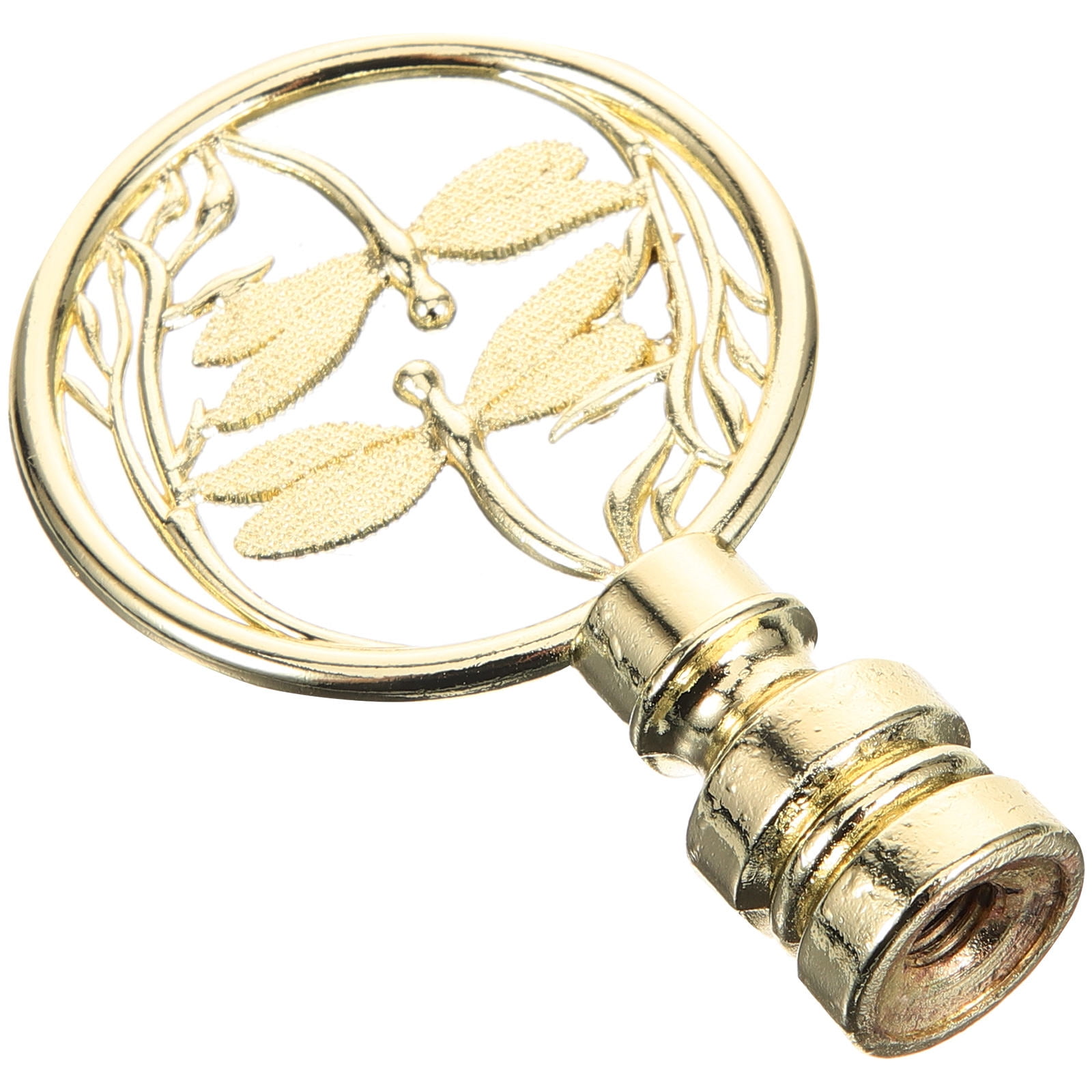 HONMEET Retro Design Brass Lamp Finial Caps for Table and Floor Lamps ...