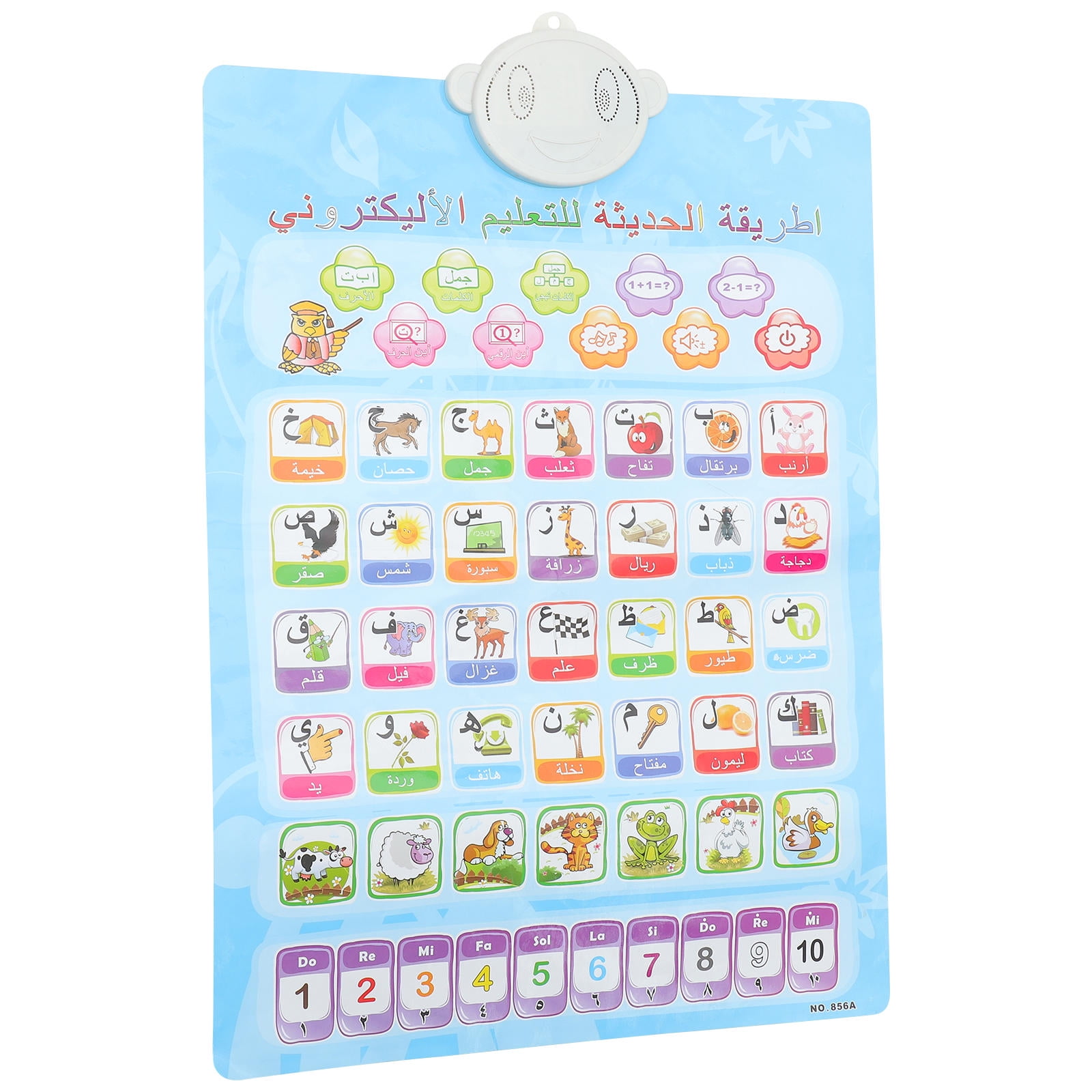 HONMEET Baby Learning Toys Electronic Interactive Alphabet Wall Chart ...