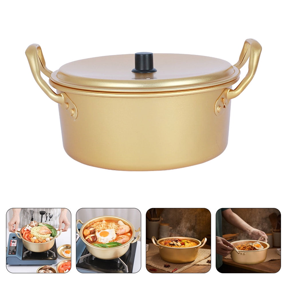 HONMEET Noodles Cooking Pot Golden Lightweight 1Pcs 8.65x6.29x3.54in ...