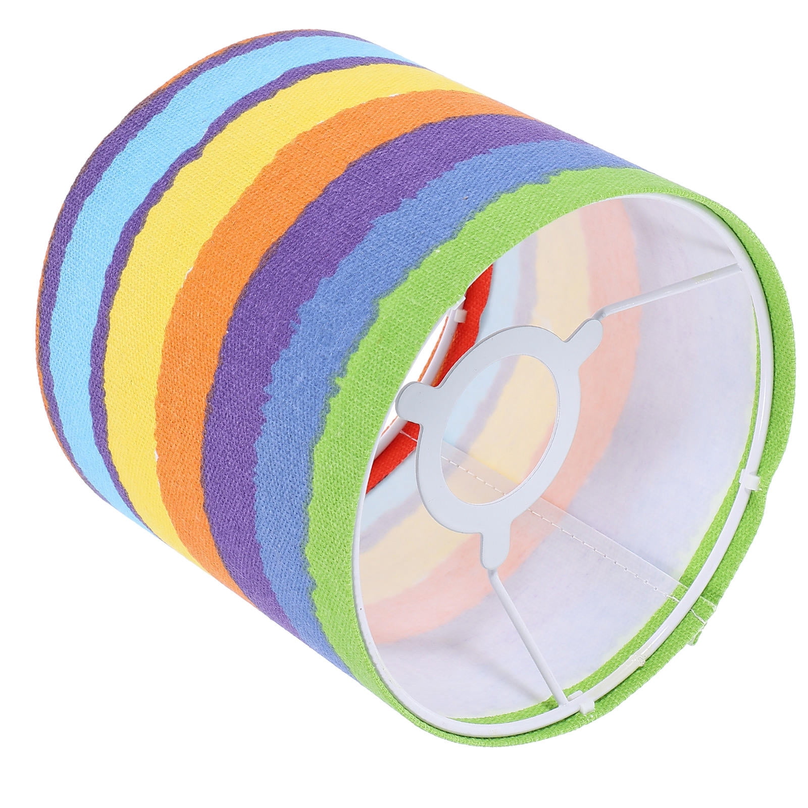 HONMEET 1Pack Lamp Shades Colorful Multi-Colored Rainbow Stripes 5.9in ...
