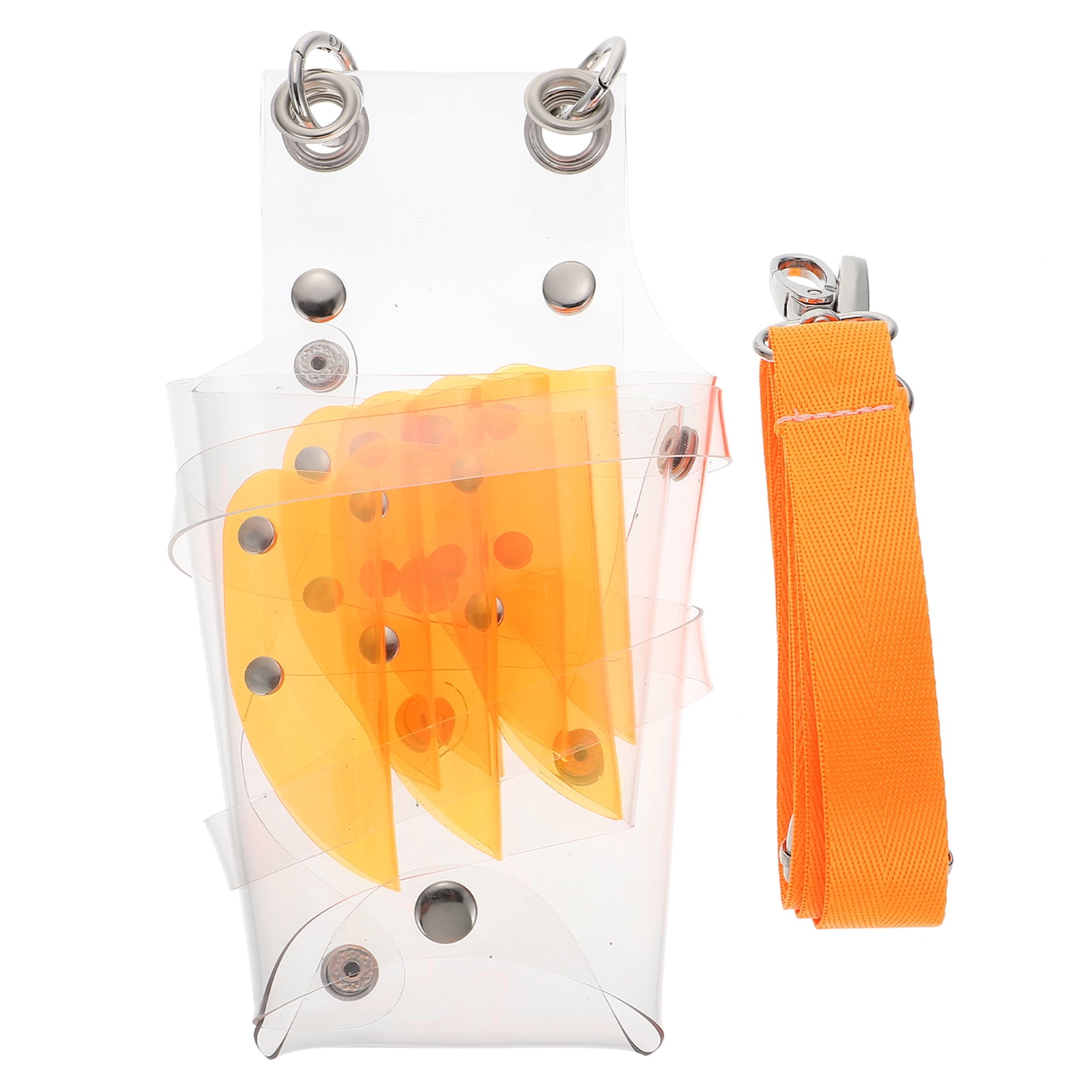 HONMEET 1Pack Orange PVC Scissors Bag For Hair Styling And Accessory ...